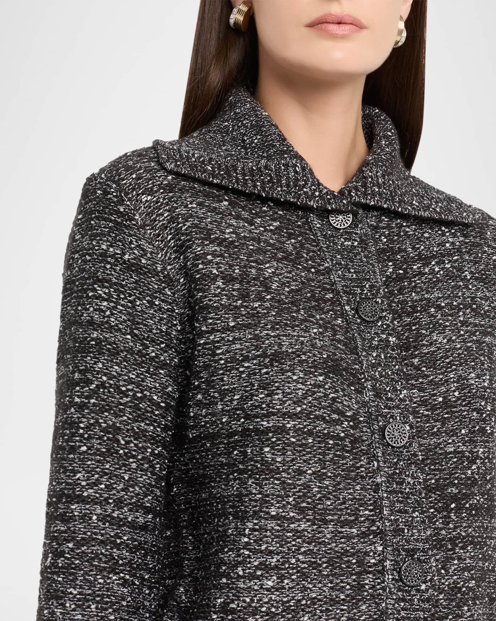 Kobi Halperin Armand Shimmer Melange Knit Sweater | Neiman Marcus