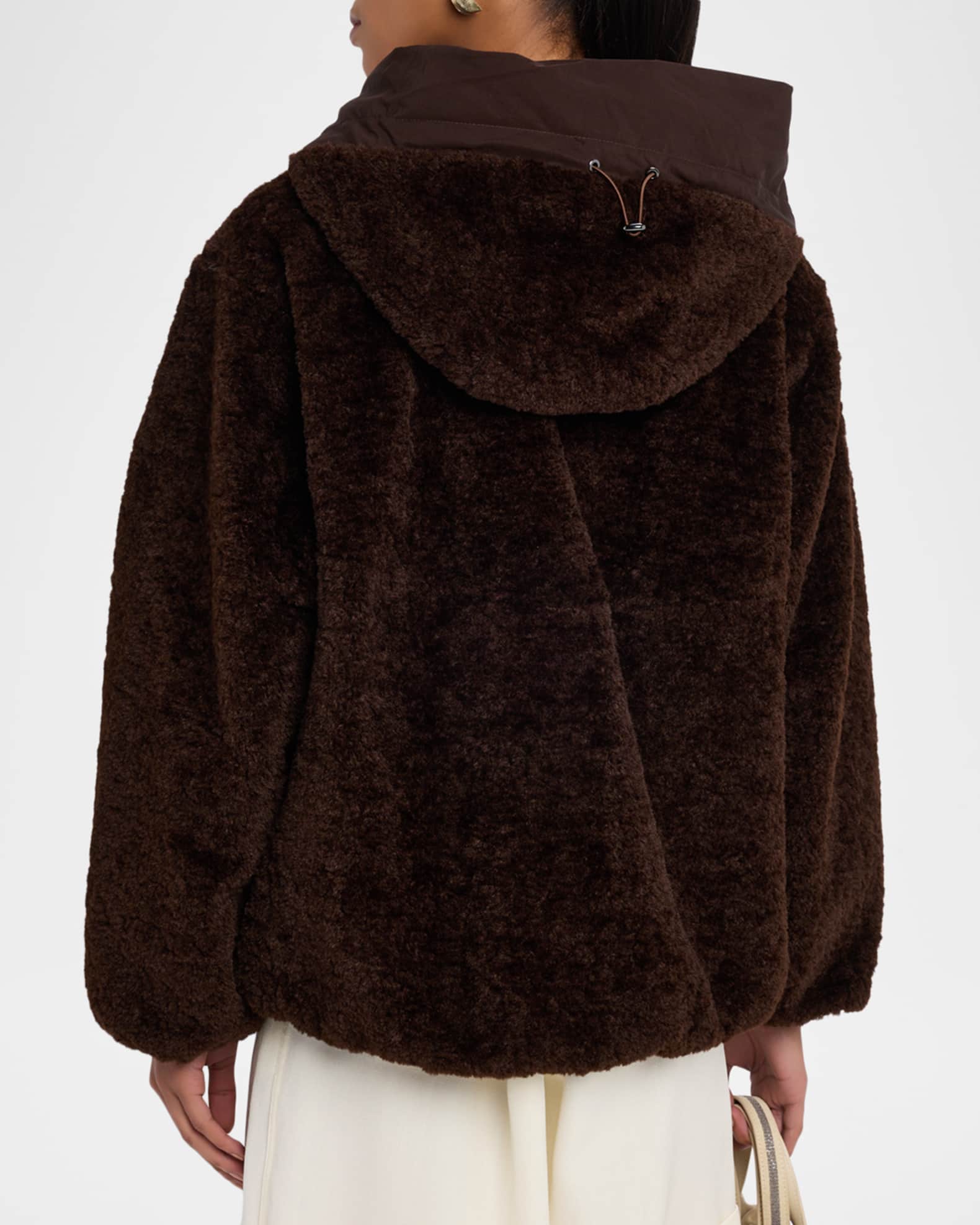 Kobi Halperin Ilyssa Hooded Faux Fur Jacket | Neiman Marcus