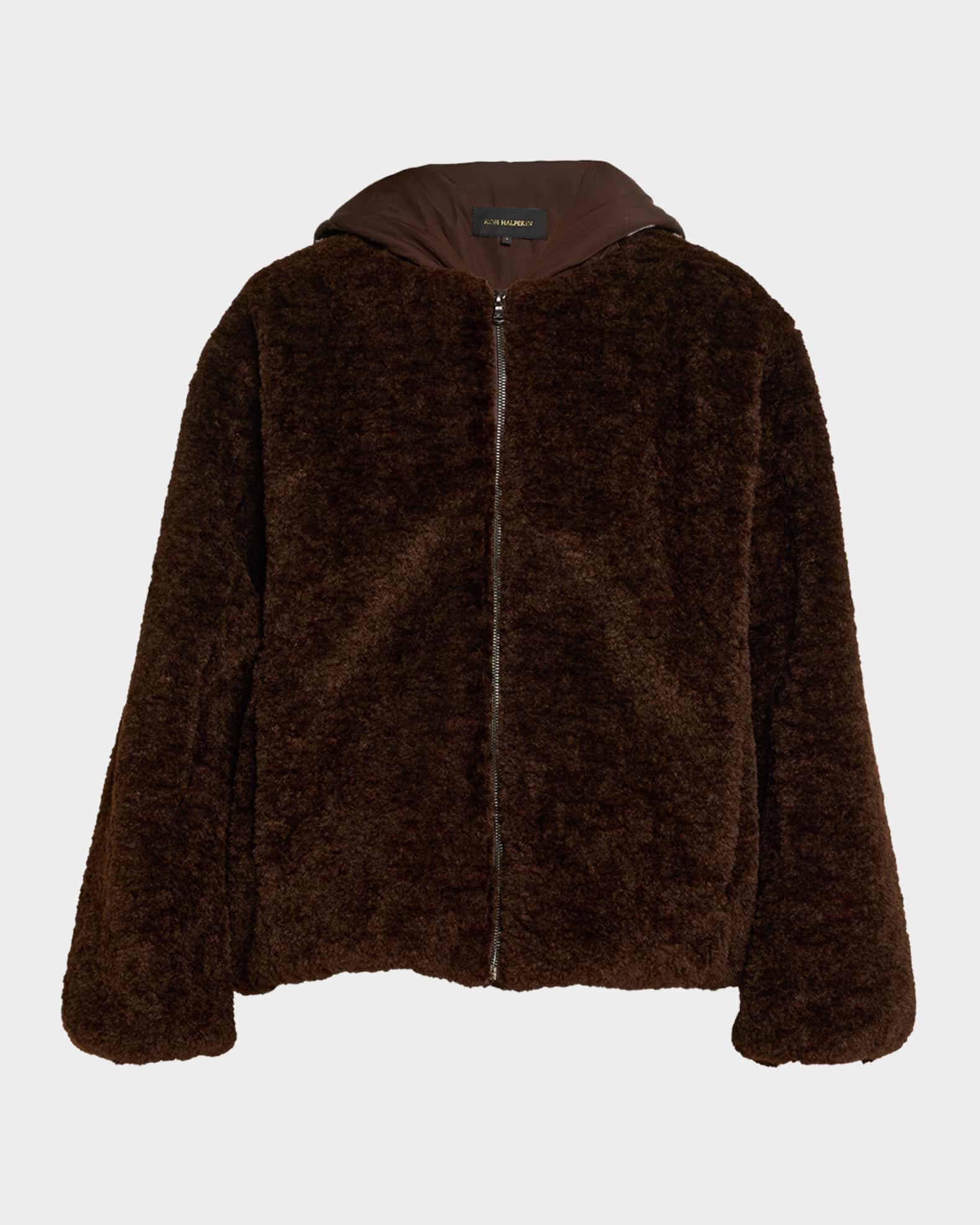 Kobi Halperin Ilyssa Hooded Faux Fur Jacket | Neiman Marcus