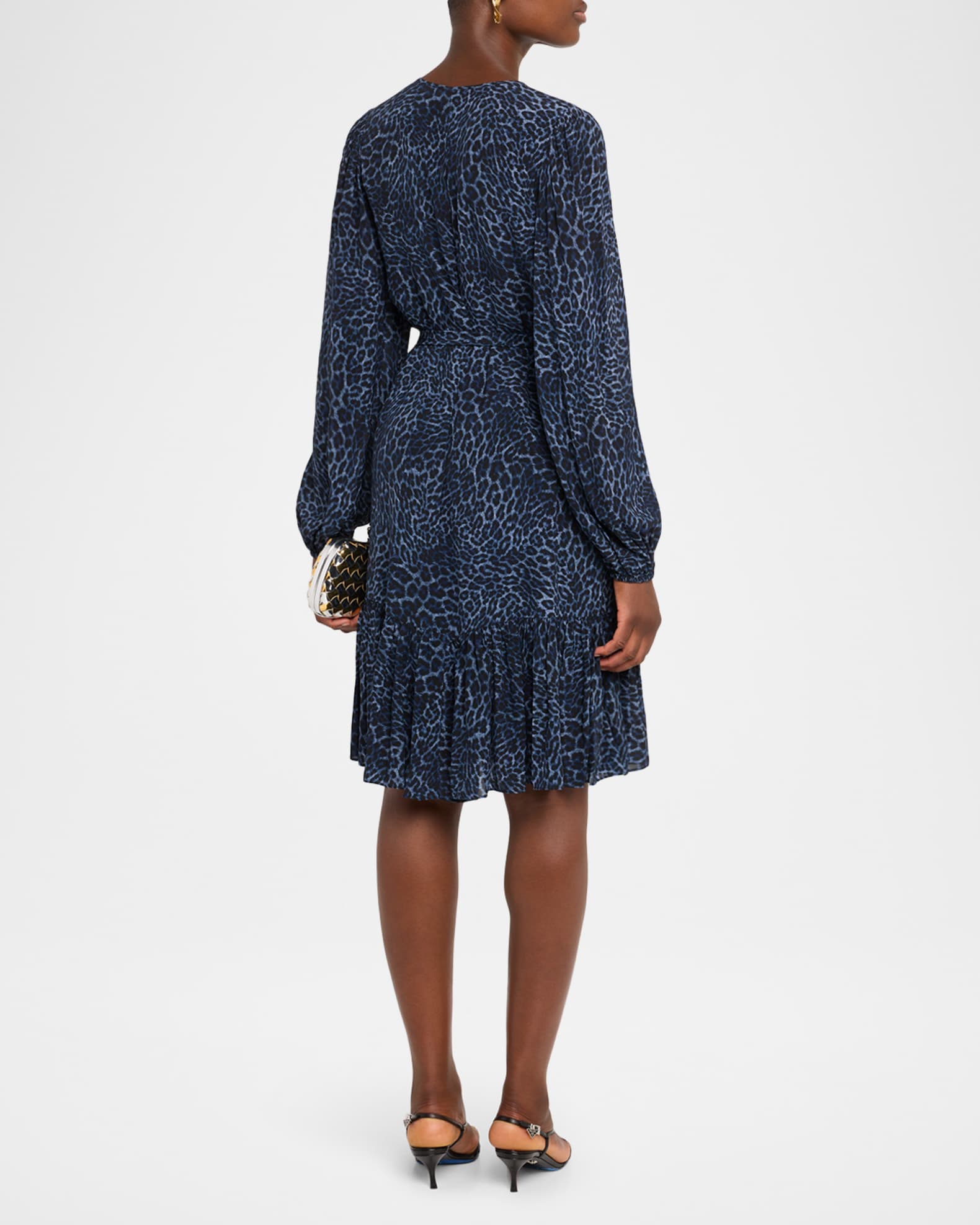 Kobi Halperin Cheryl Leopard-Print Viscose Midi Dress | Neiman Marcus