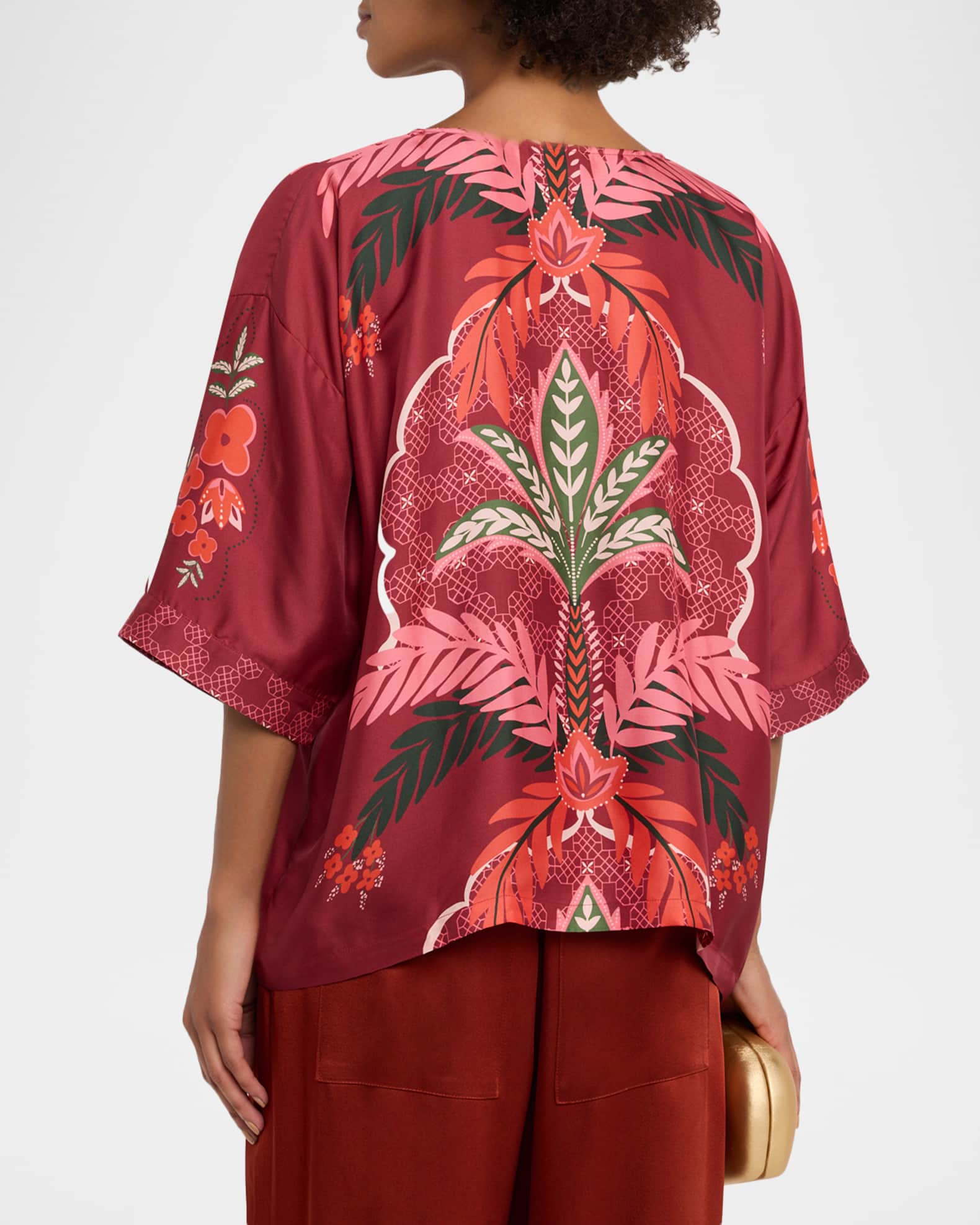 Johnny Was Arden Oversized Blouse | Neiman Marcus
