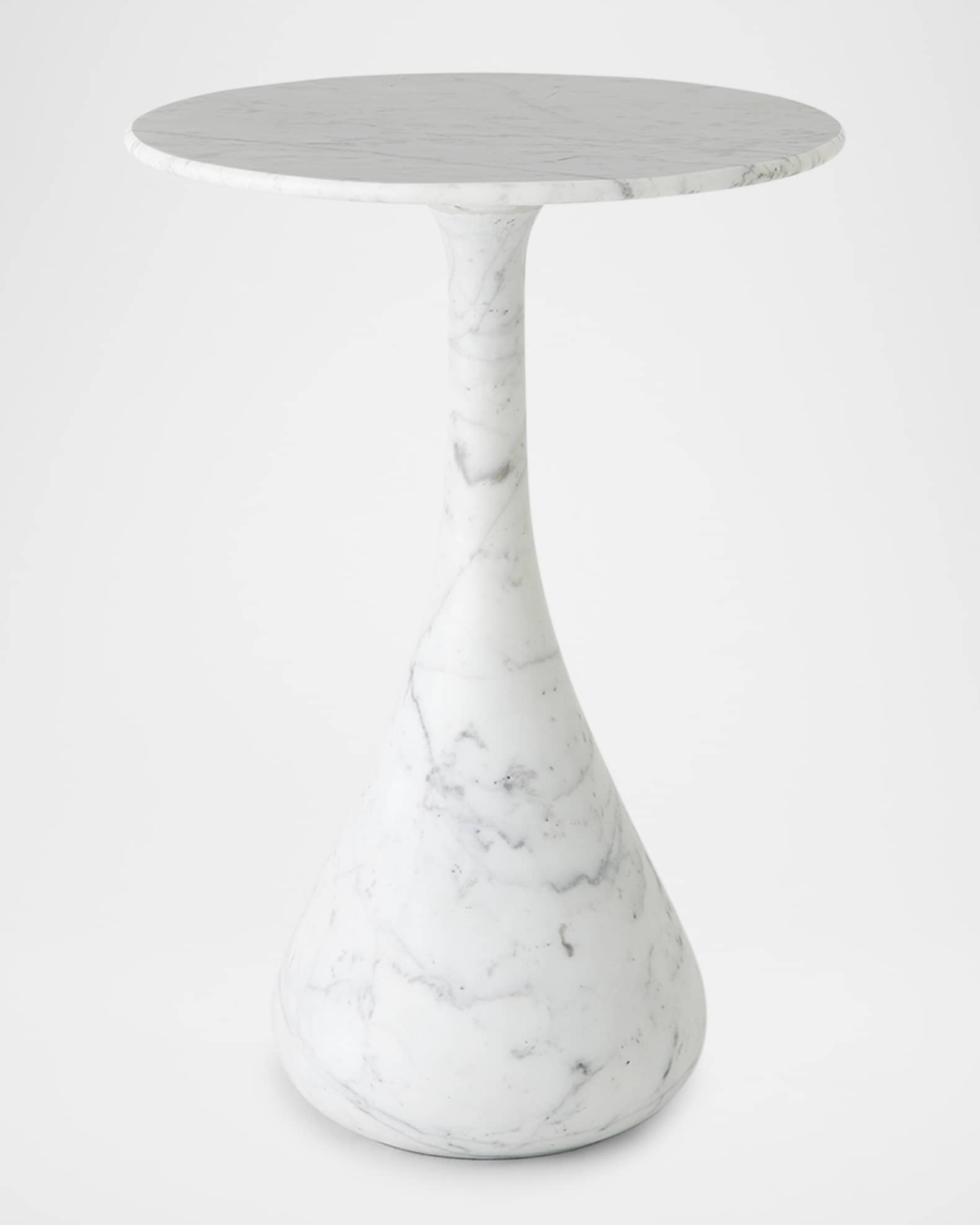 Dea White Marble Tables | Neiman Marcus