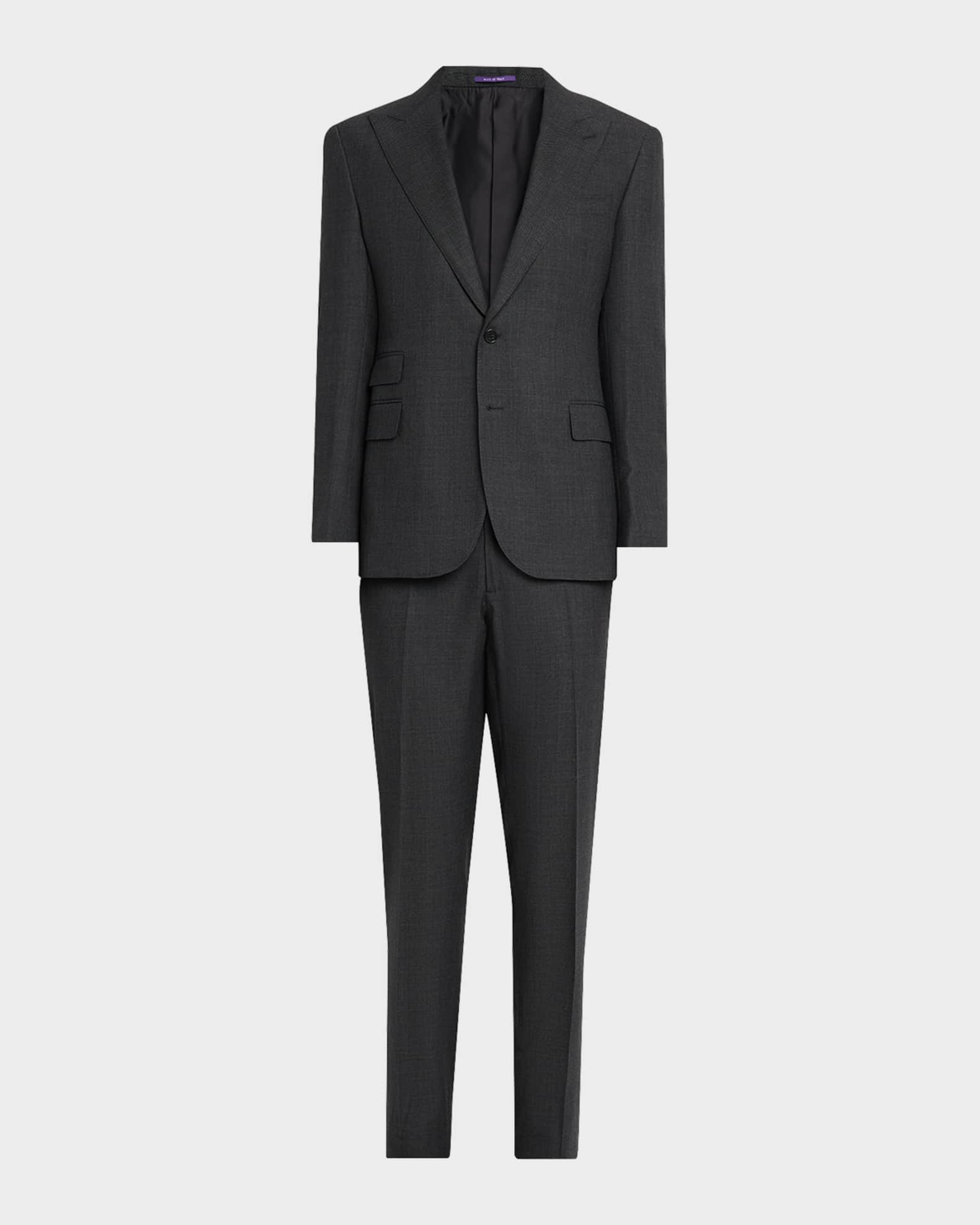 Ralph Lauren Purple Label Men's Gregory Wool and Cashmere Birdseye Suit ...