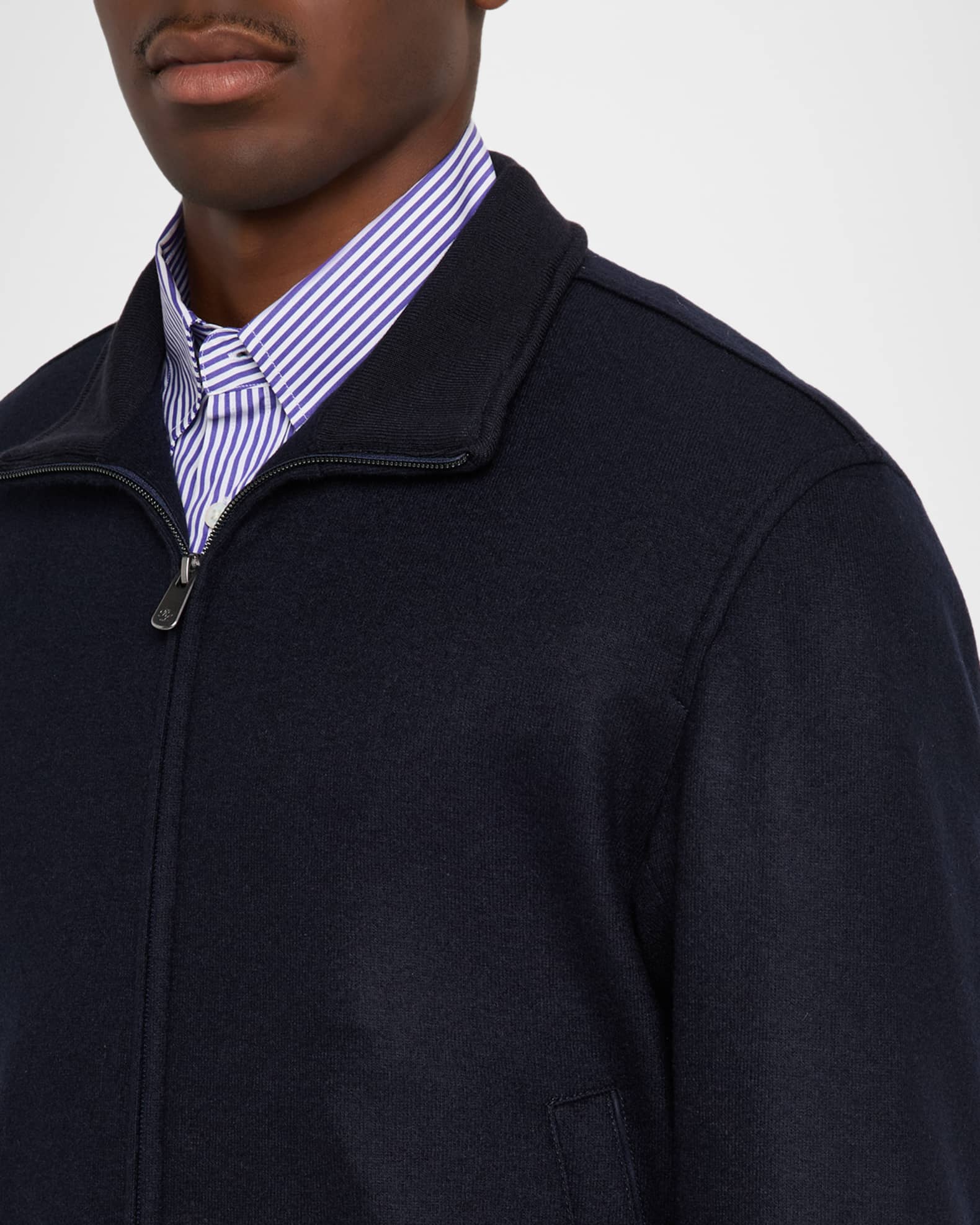 Ralph Lauren Purple Label Men's Double-Face Cashmere Full-Zip Jacket ...