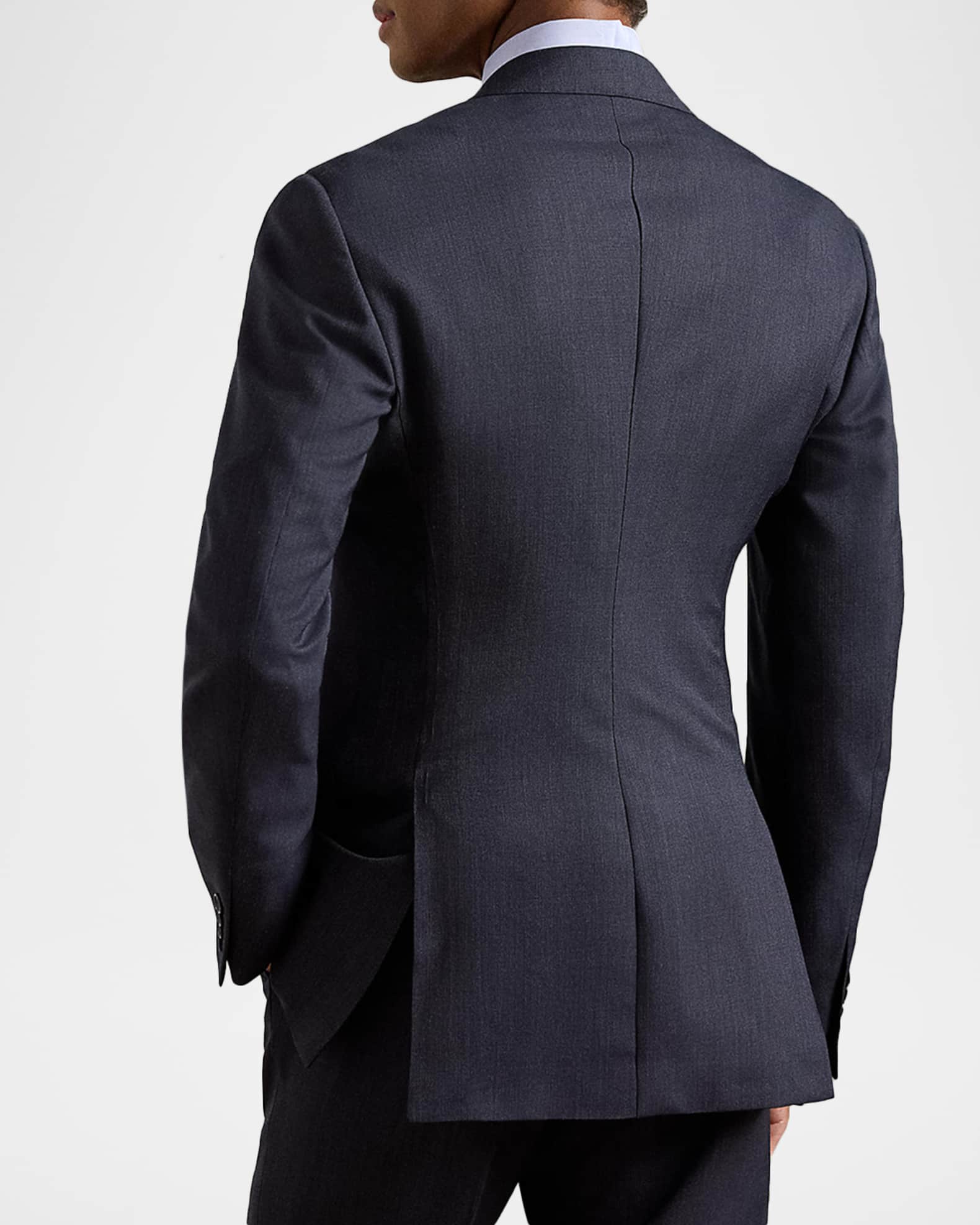 Ralph Lauren Purple Label Men's Kent Wool and Cashmere Pin-Dot Suit ...