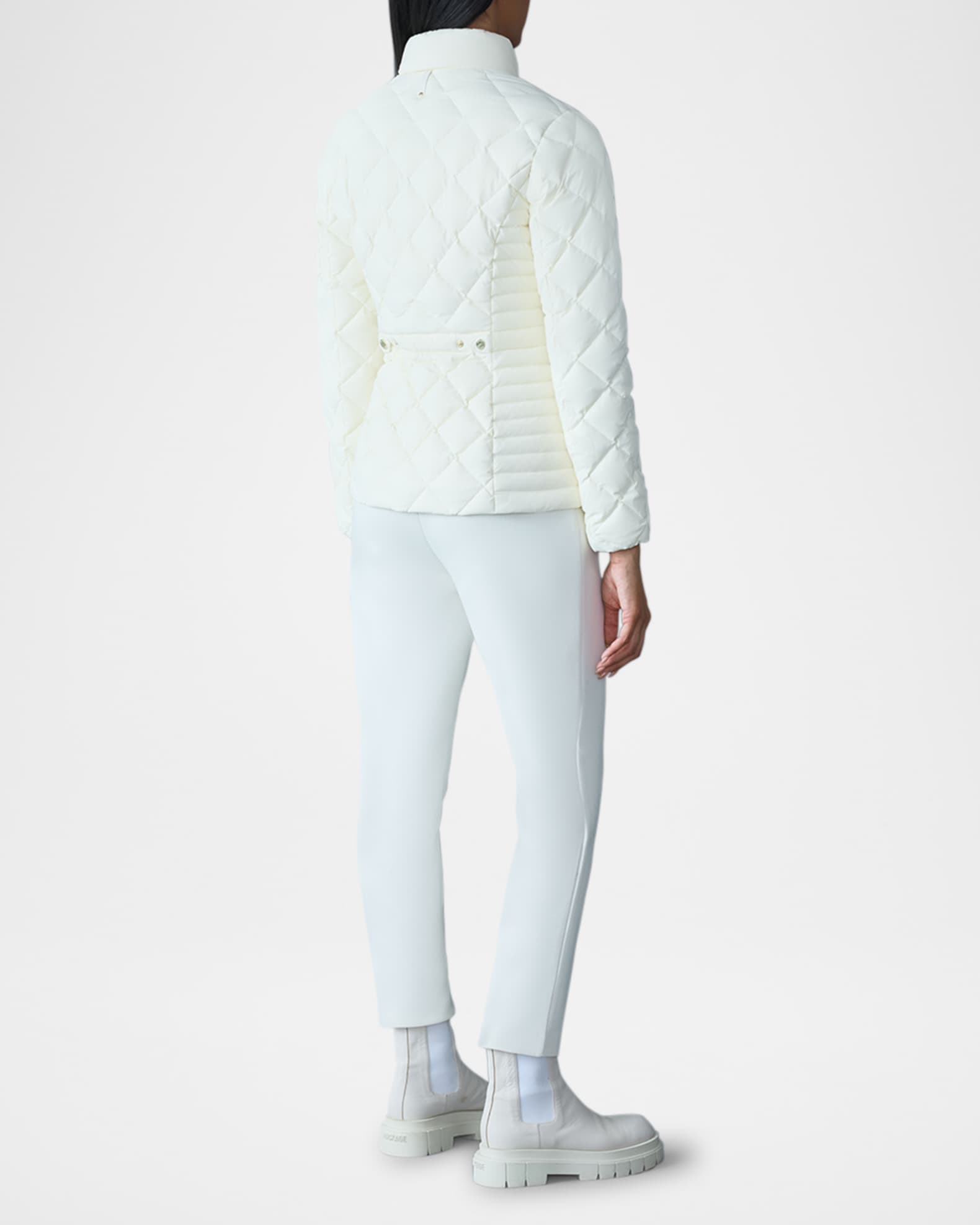 Mackage Vik Diamond-Quilted Short Down Jacket | Neiman Marcus