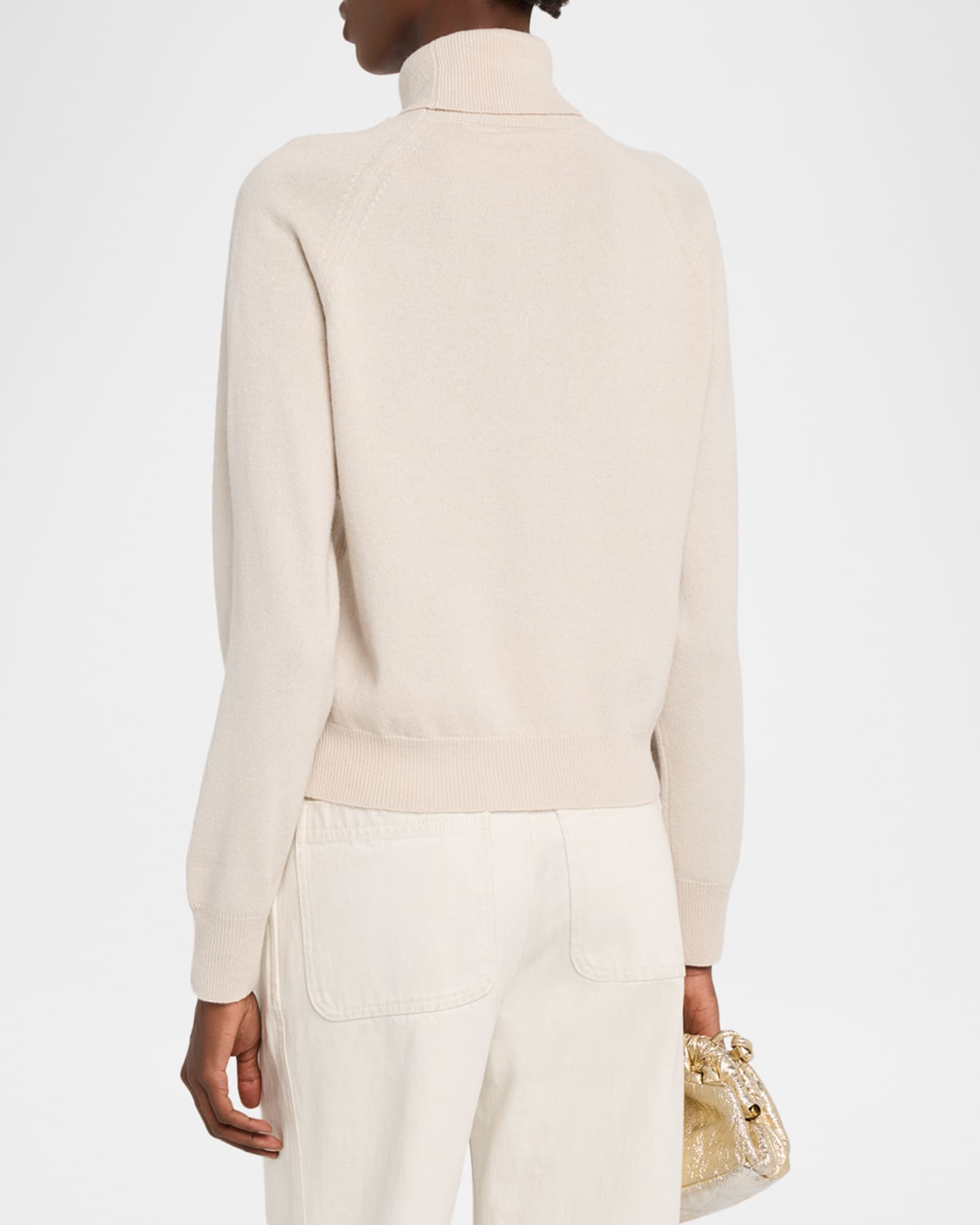 Peserico Diamond Wool, Silk, and Cashmere Turtleneck Sweater | Neiman ...