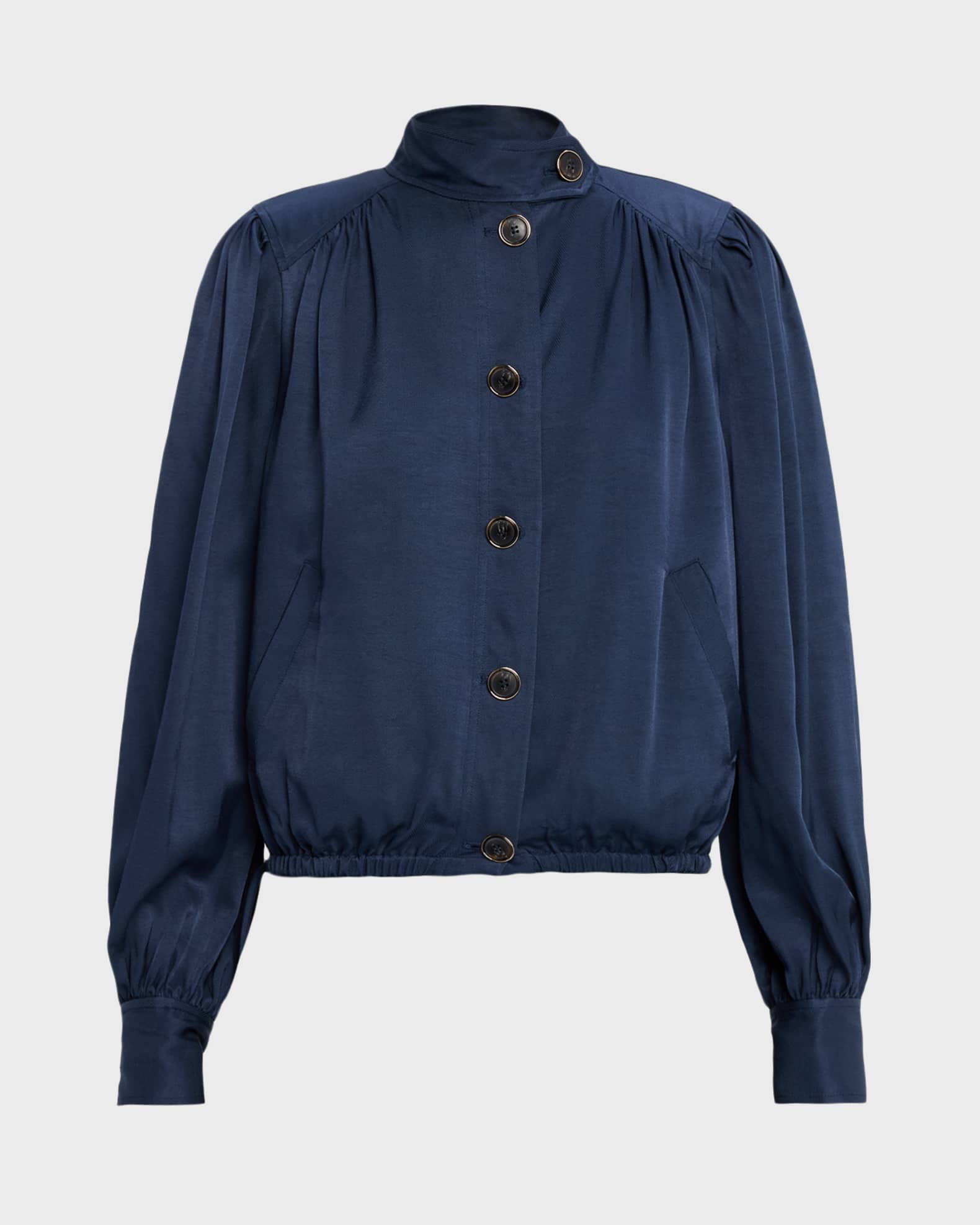 Ramy Brook Mitchell Button-Front Jacket | Neiman Marcus