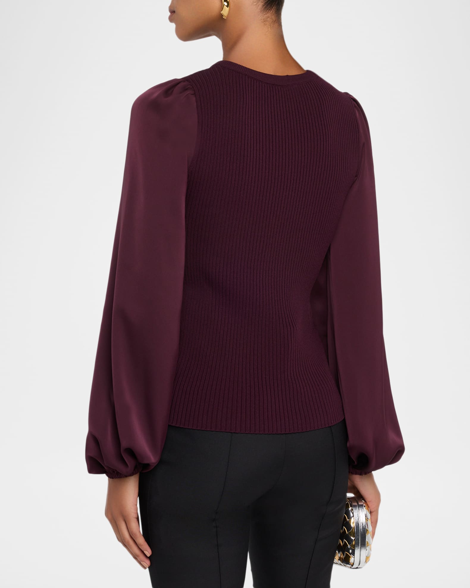 Ramy Brook Shelly Long-Sleeve Blouse | Neiman Marcus