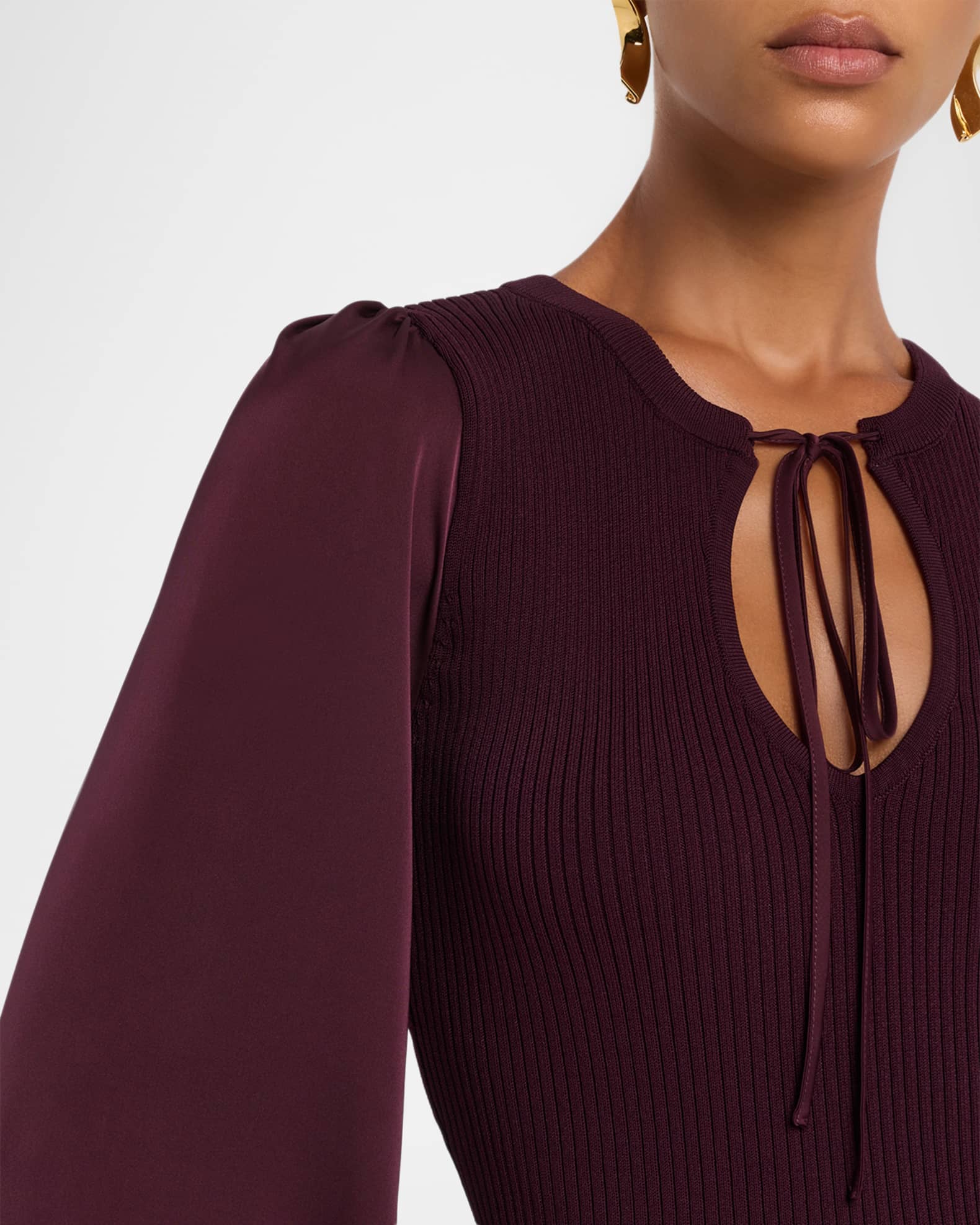 Ramy Brook Shelly Long-Sleeve Blouse | Neiman Marcus