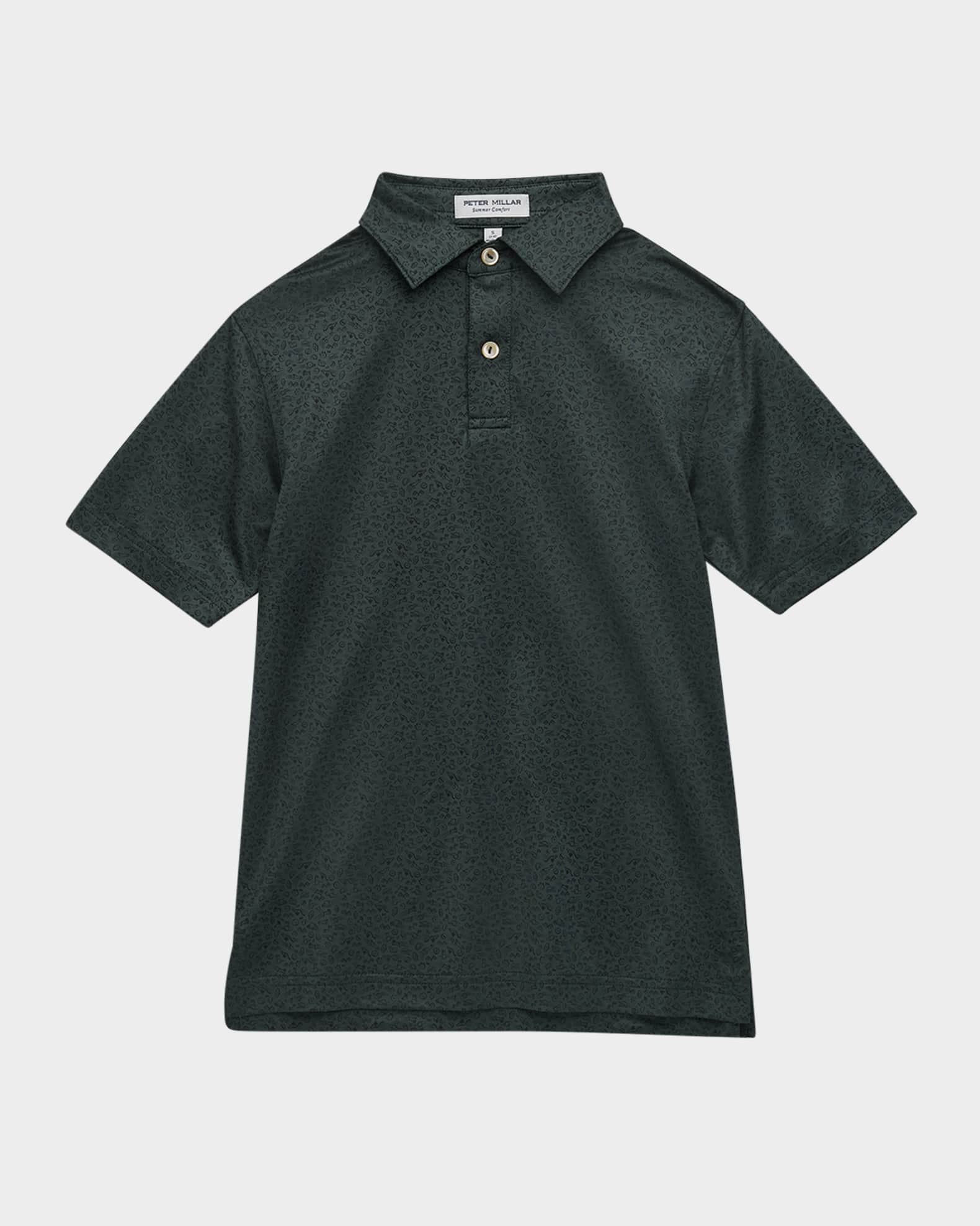 Peter Millar Boy's No Slow Play Youth Performance Jersey Polo, Size XS ...