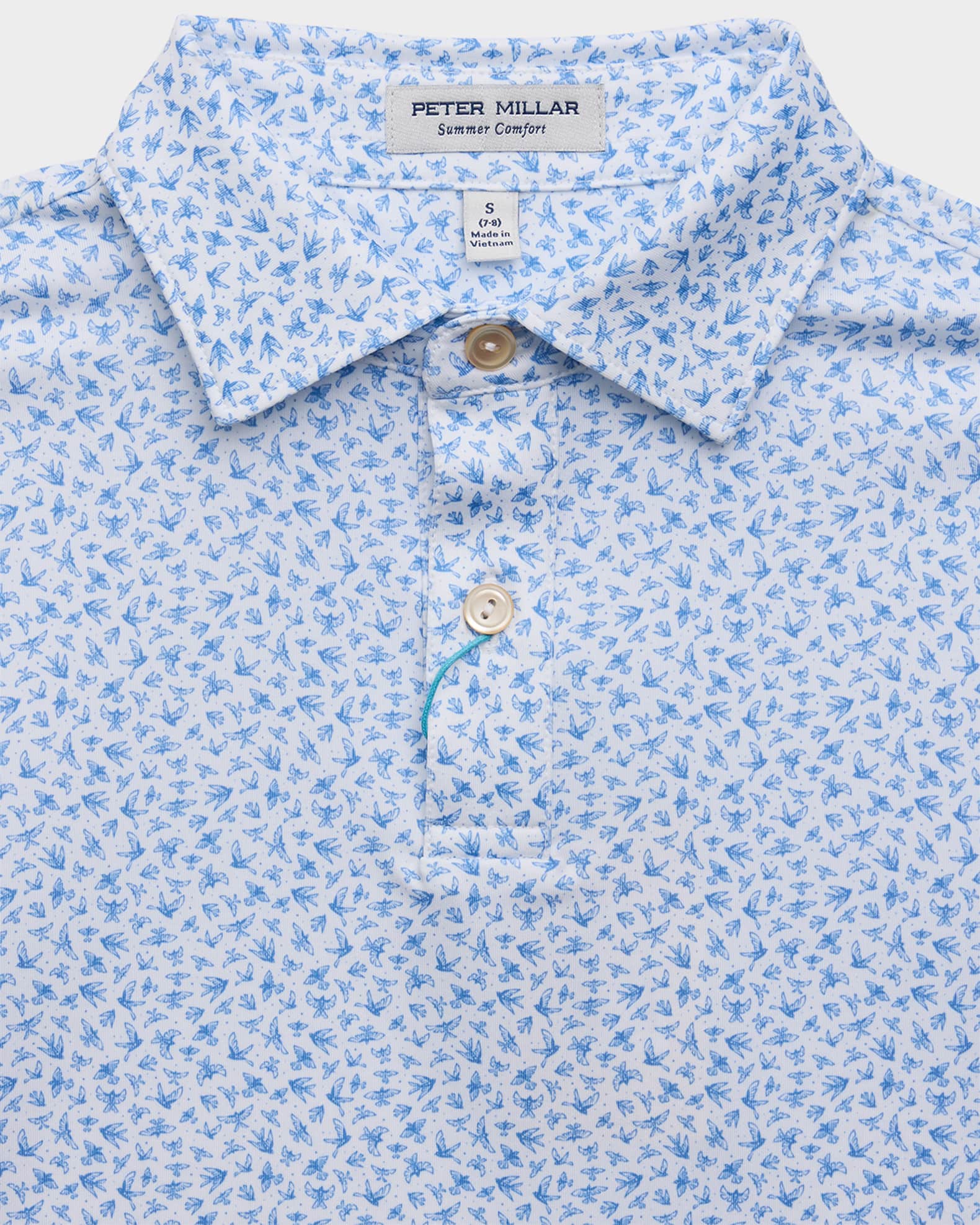 Peter Millar Boy's Finch Youth Performance Jersey Polo, Size XS-XL ...