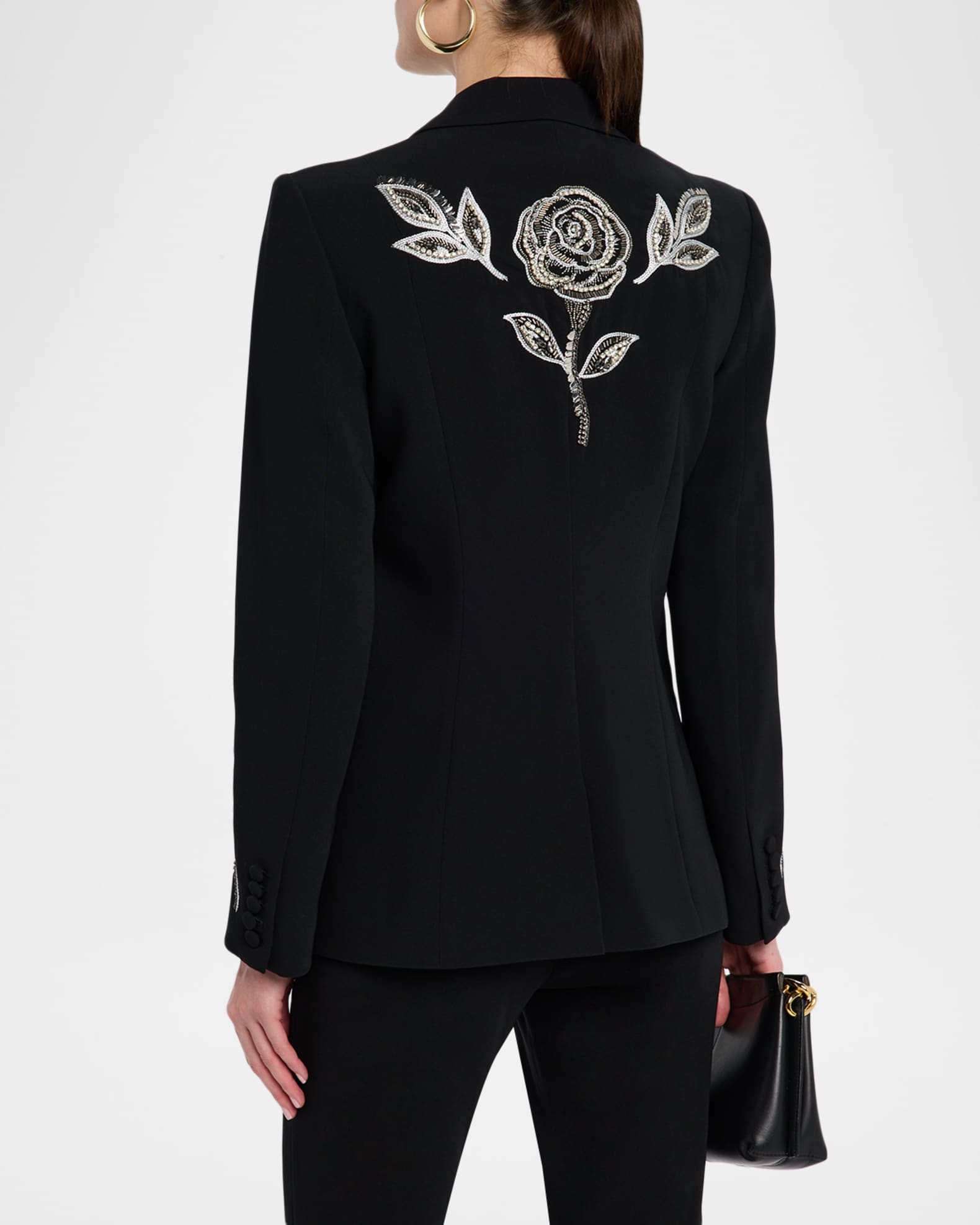 Cinq a Sept Karlie Beaded Paisley Blazer | Neiman Marcus