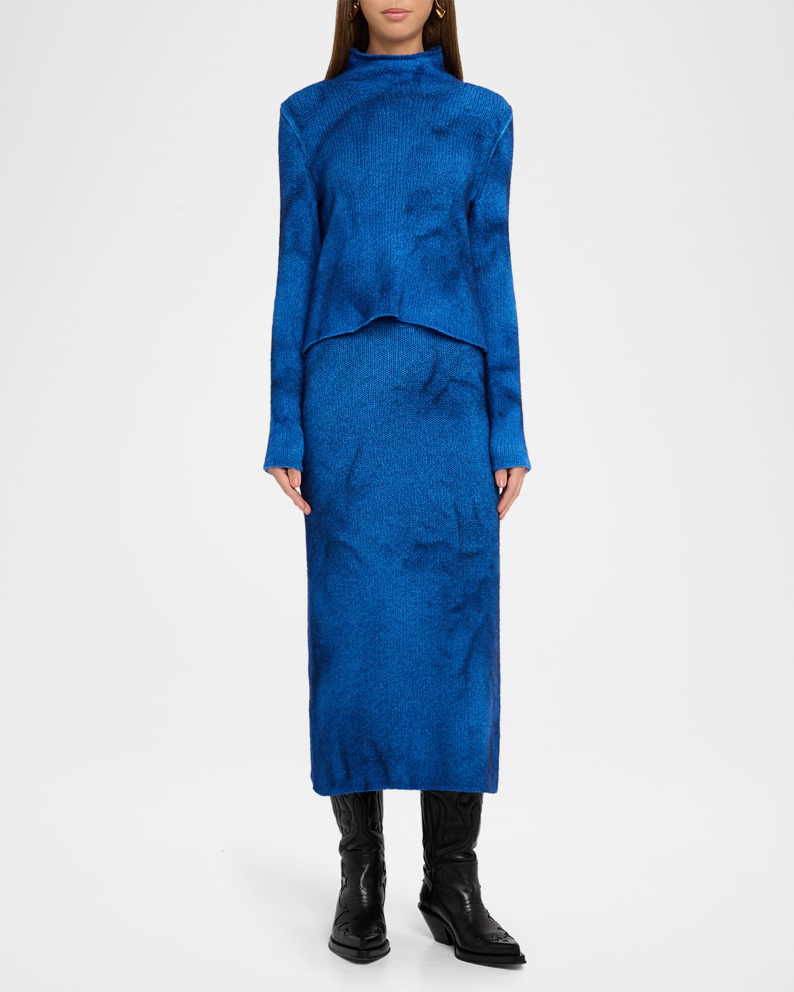 Gabriela Hearst Capitana Leather Western Boots | Neiman Marcus