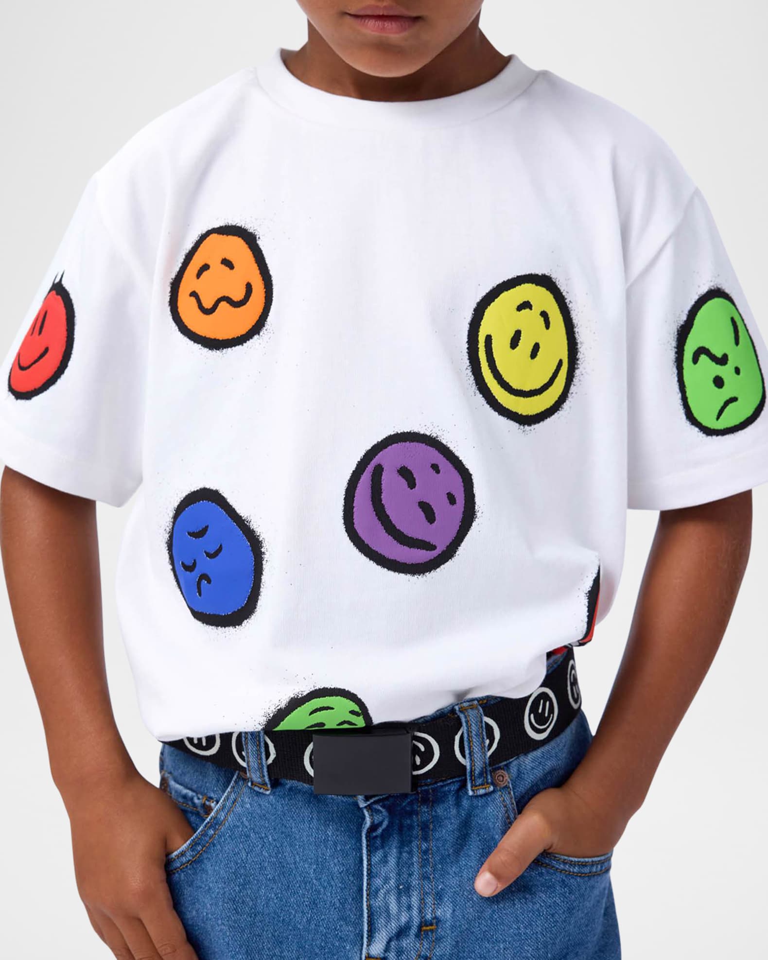Girl's Riley Smile Tee | Neiman Marcus