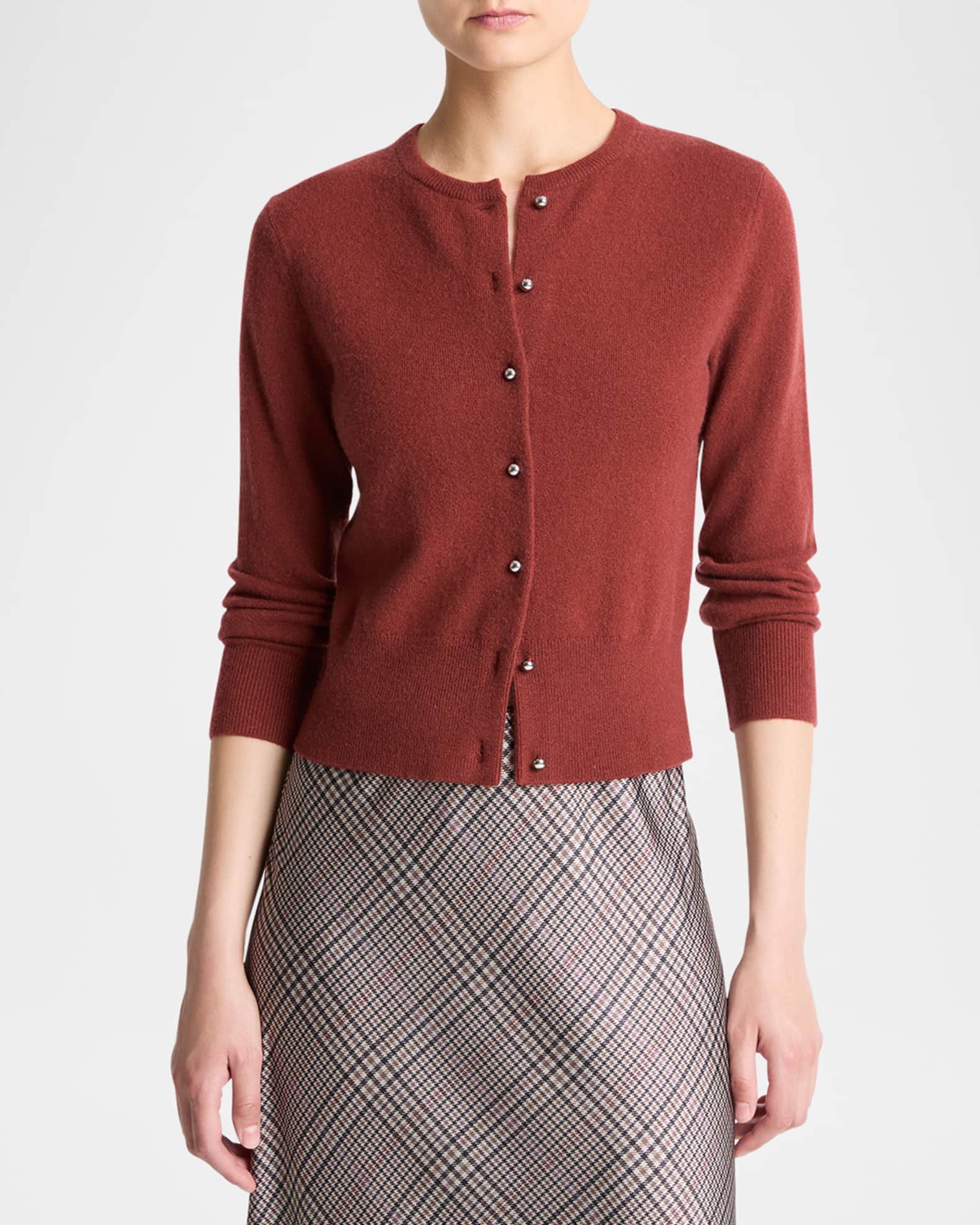Vince Cashmere-Blend Cardigan | Neiman Marcus