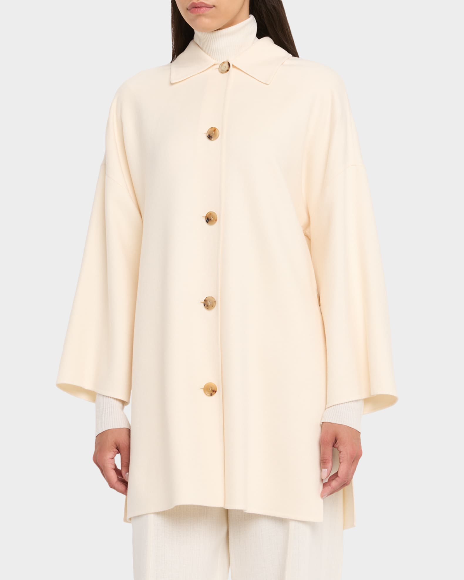 Loro Piana Anthony Single-Breasted Cashmere Coat | Neiman Marcus