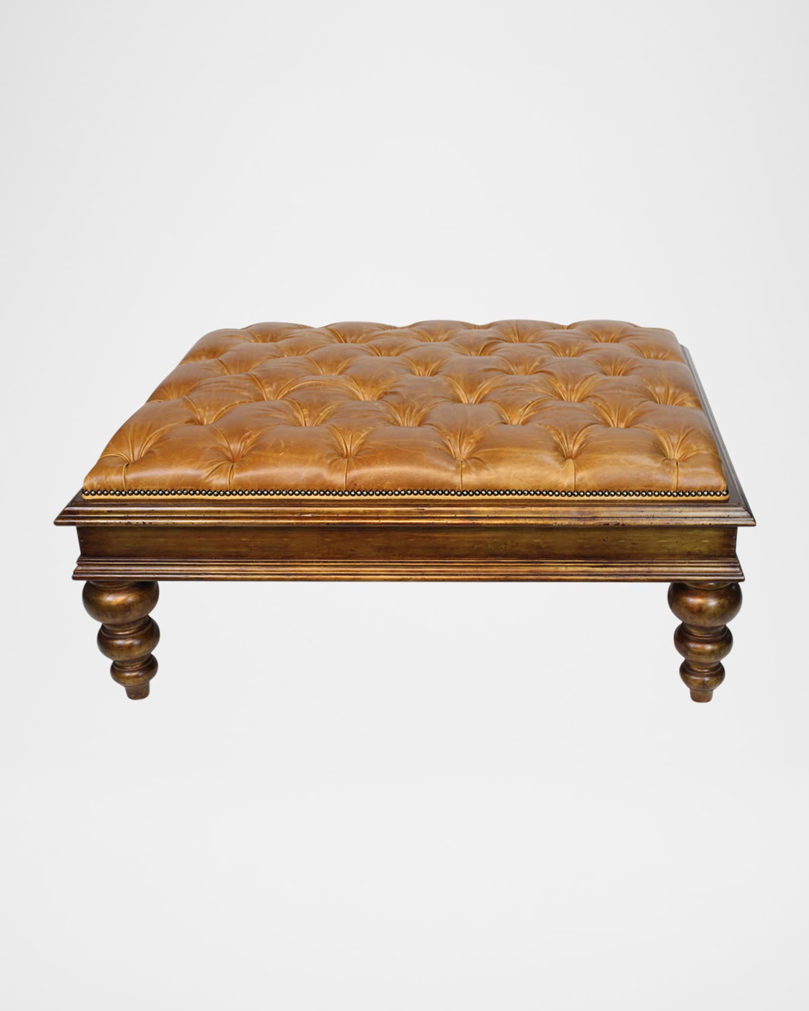 Peninsula Home Collection Hamptons Tufted Cocktail Ottoman | Neiman Marcus