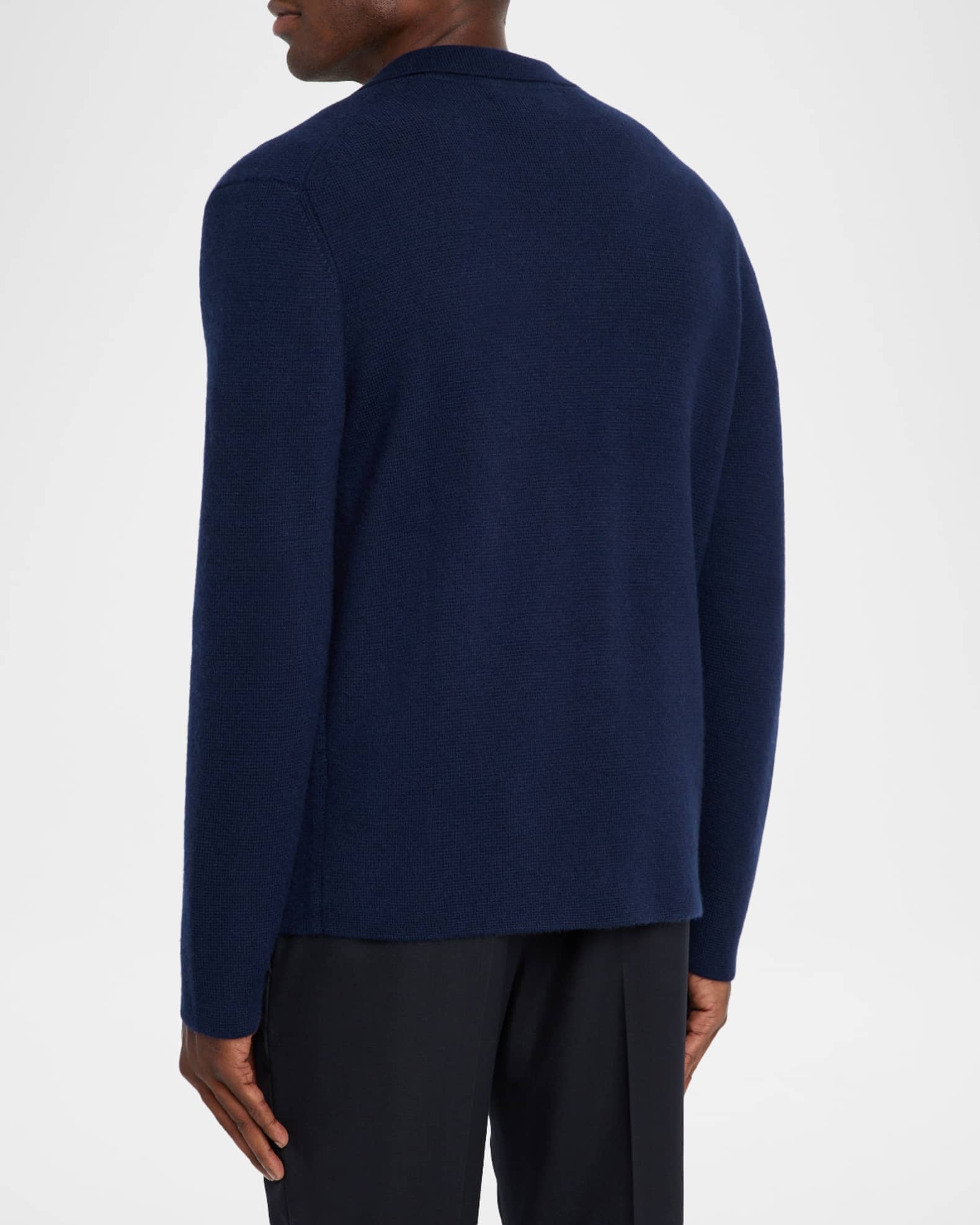 Neiman Marcus Men's Worsted Cashmere Knit Patch-Pocket Blazer | Neiman ...