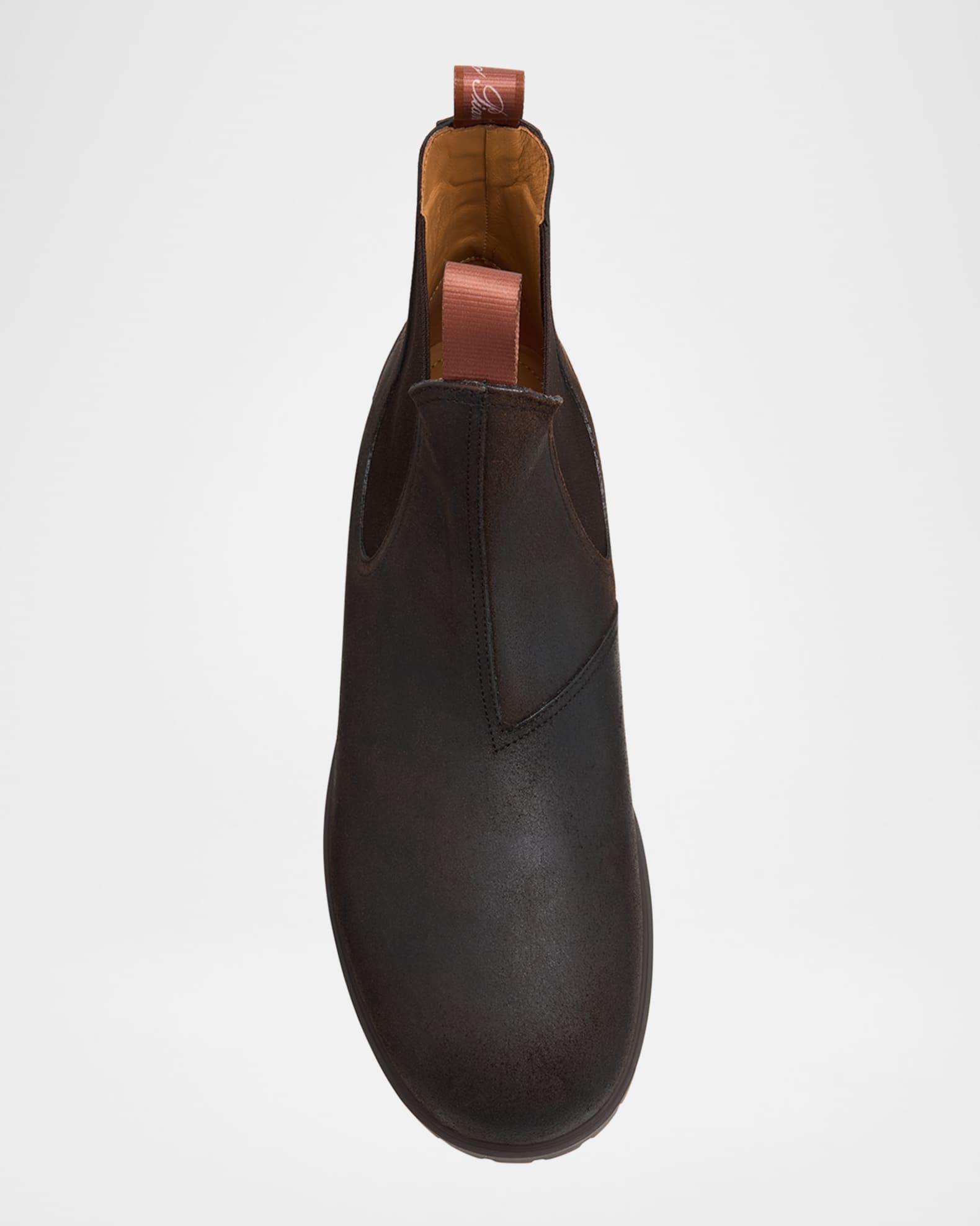 Loro Piana Men's Dover Walk Rugged Leather Chelsea Boots | Neiman Marcus