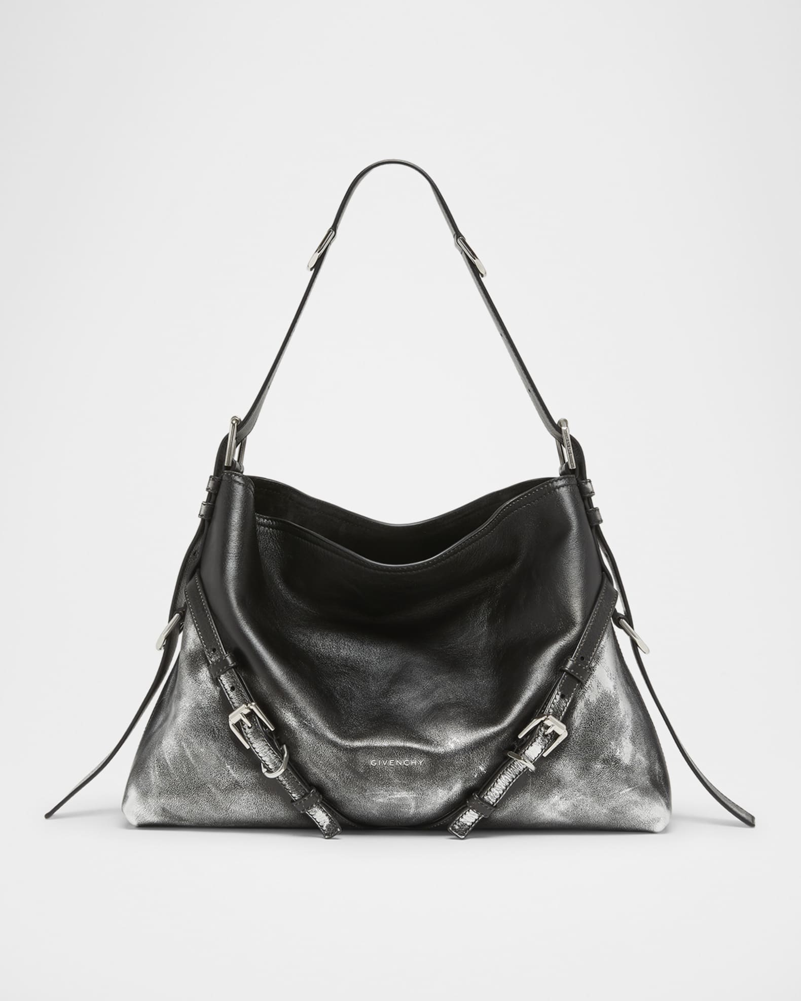 Givenchy Voyou Medium Ombre Leather Shoulder Bag | Neiman Marcus
