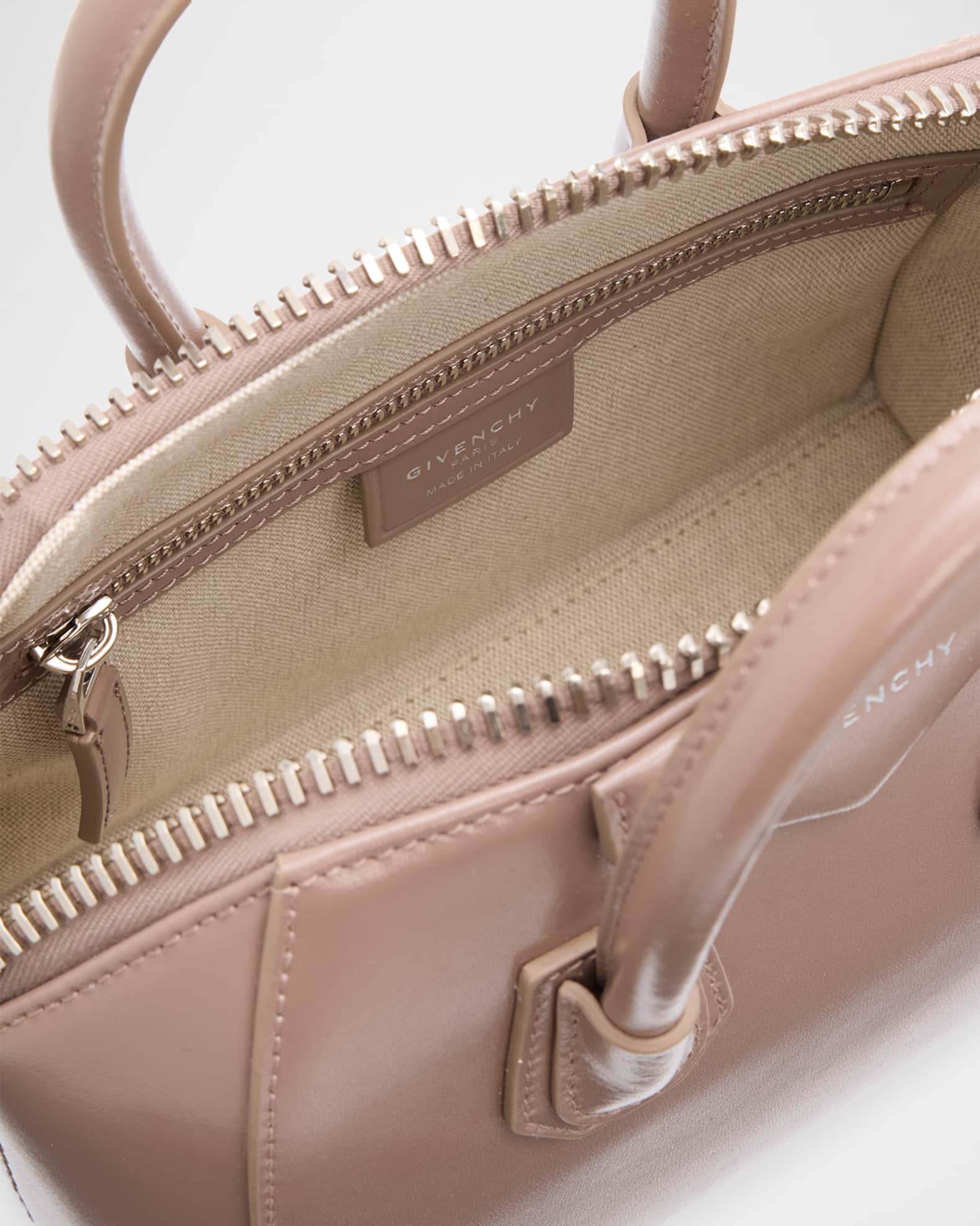 Givenchy Antigona Mini Top-Handle Bag in Box Leather | Neiman Marcus