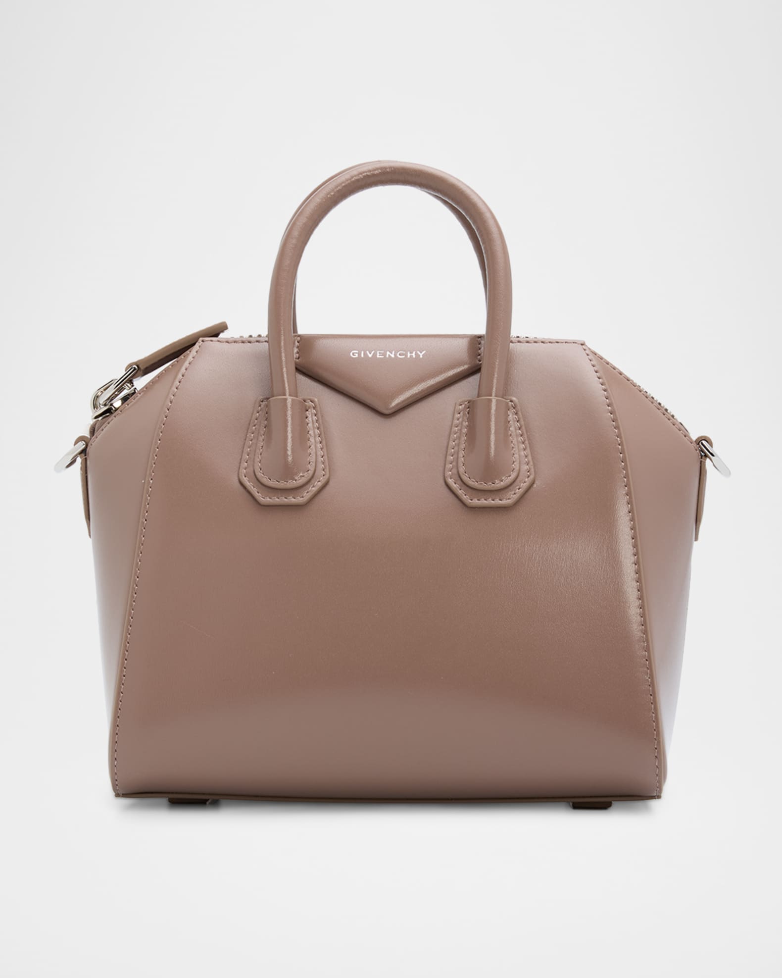 Givenchy Antigona Mini Top-Handle Bag in Box Leather | Neiman Marcus