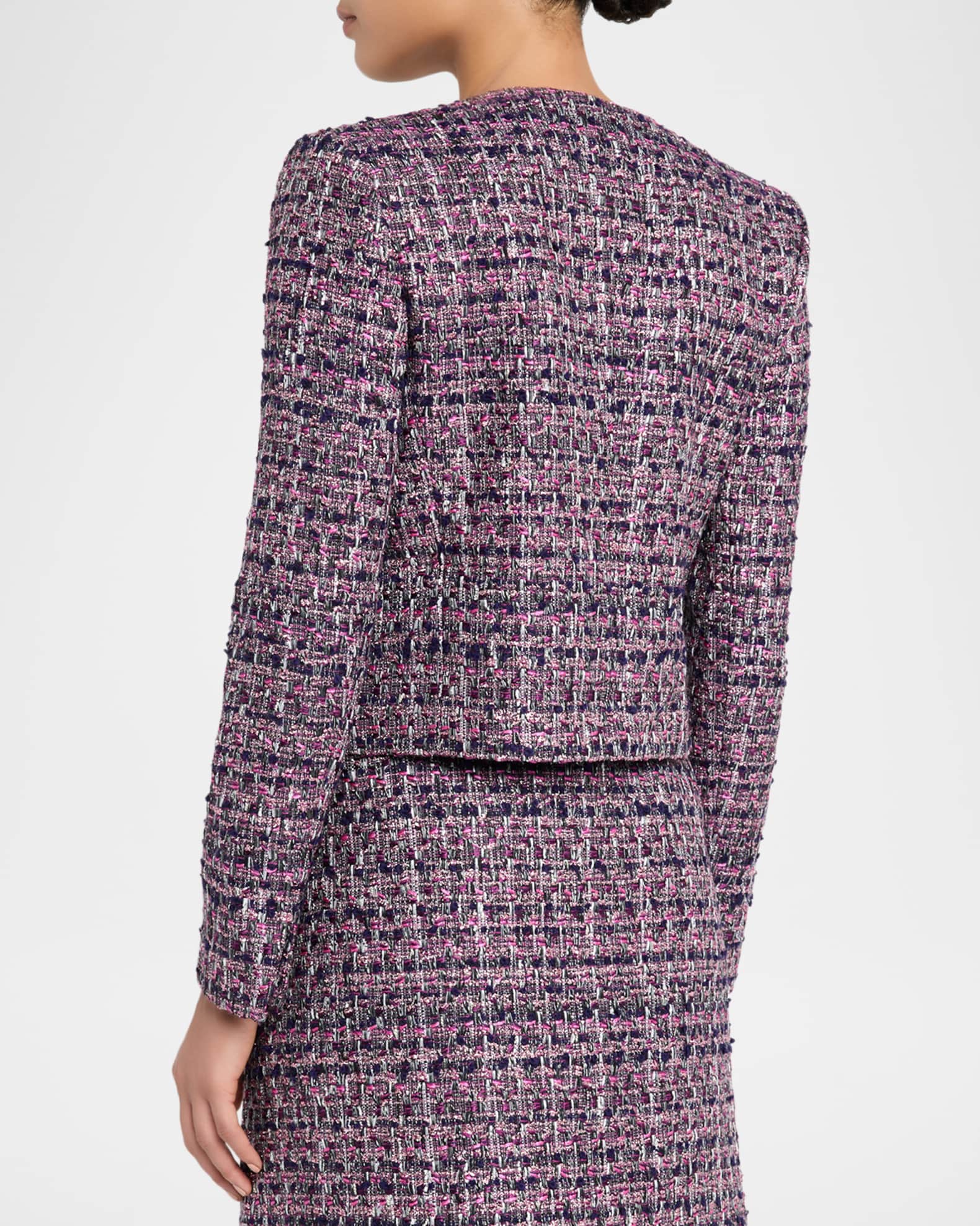 St John Tailored Tweed Jacket Neiman Marcus