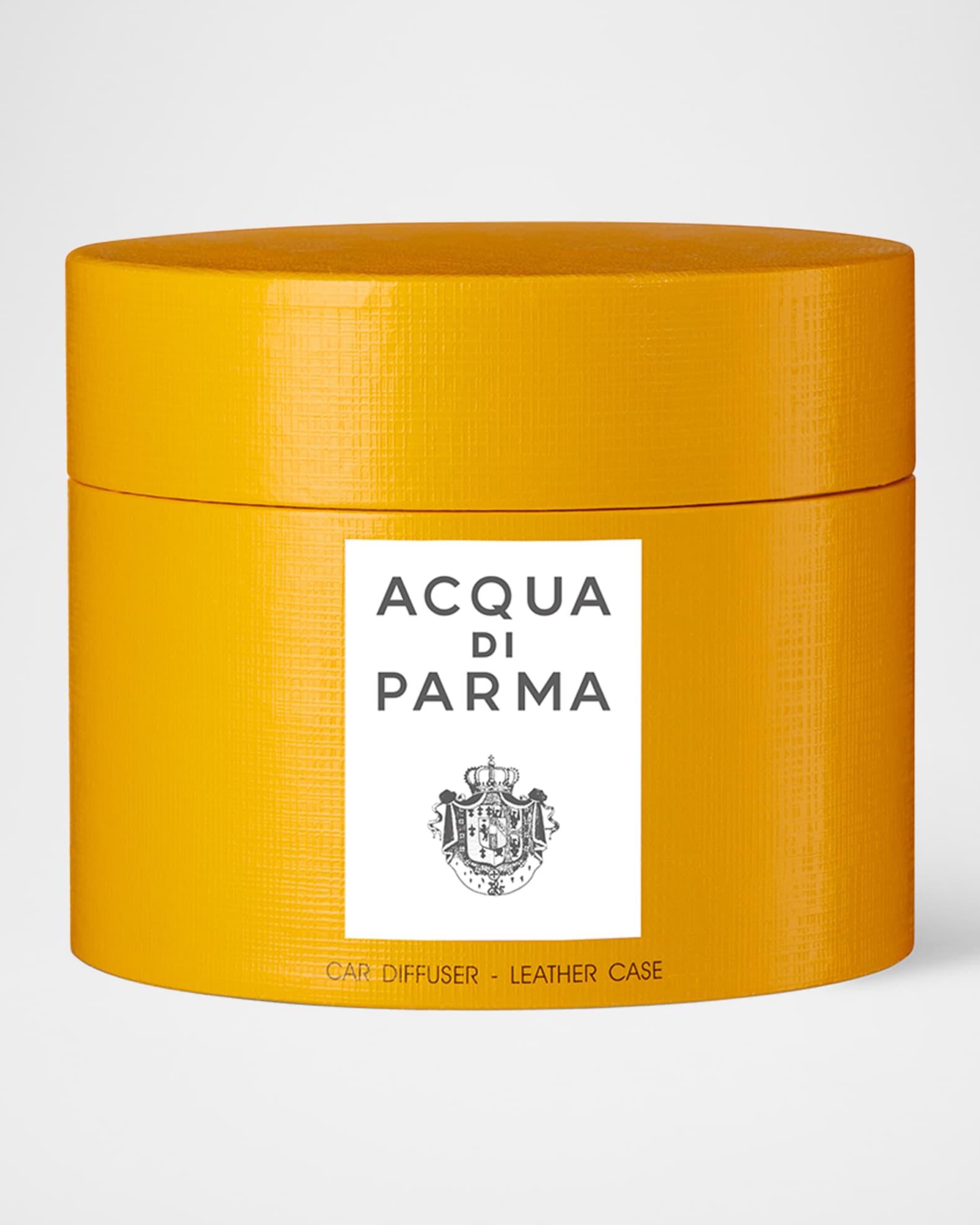 Acqua di Parma Dark Brown Leather and Azure Car Diffuser Case | Neiman ...