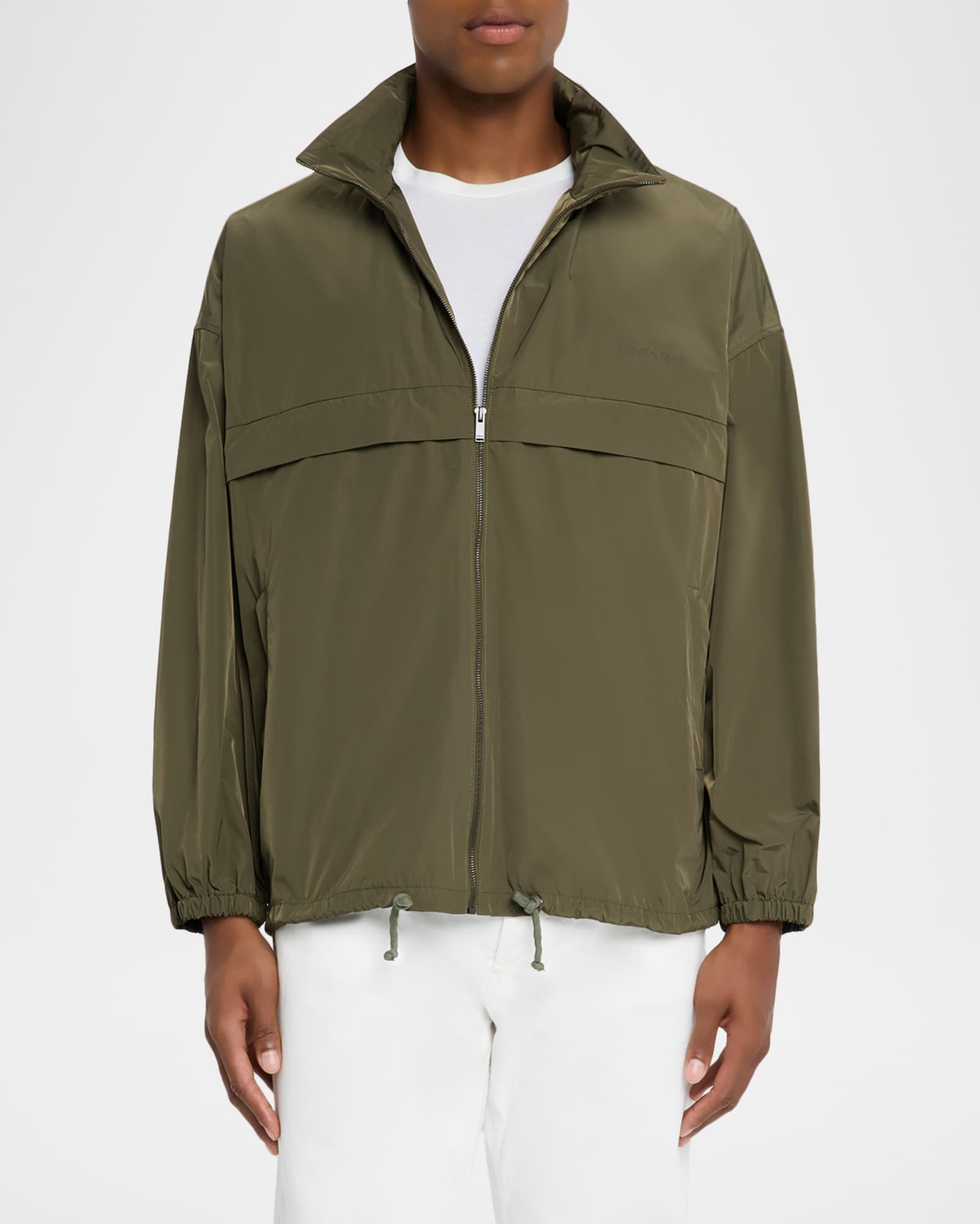 Saint Laurent Men's Water-Repellent Serge Jacket | Neiman Marcus