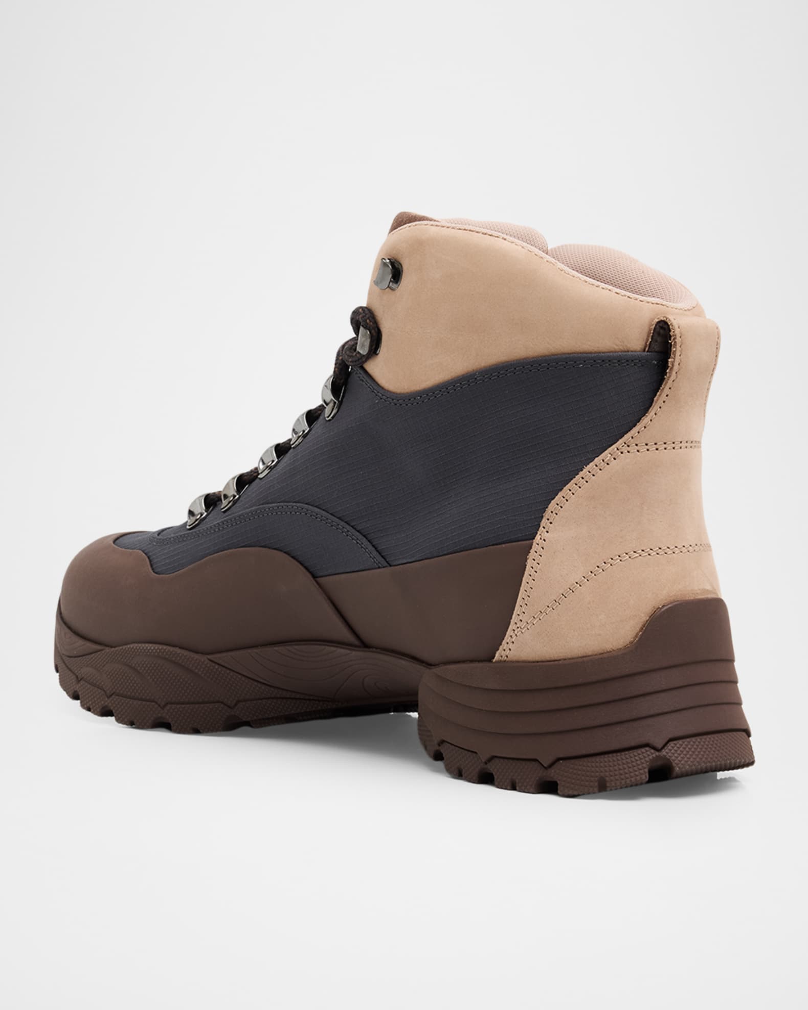 Brunello Cucinelli Men's Polyester & Leather Outdoor Ankle Boots ...