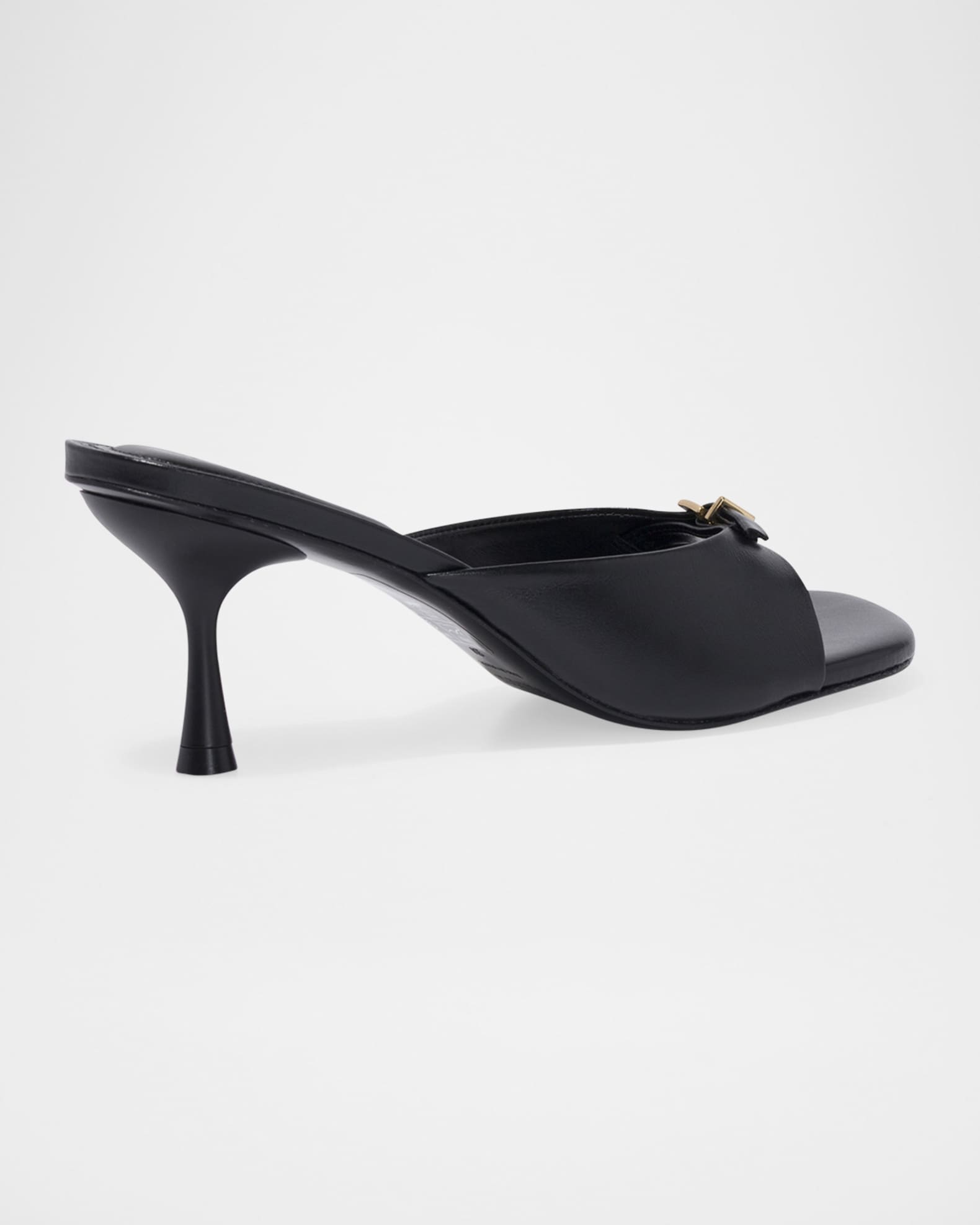 SIMKHAI Carey Leather Buckle Mules | Neiman Marcus