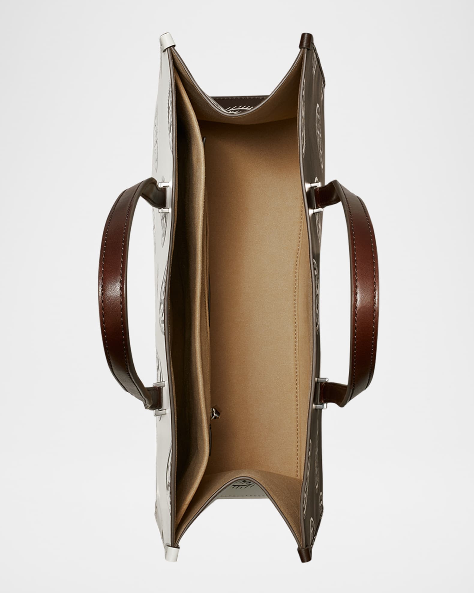 Tory Burch T Monogram Contrast Embossed Tote | Neiman Marcus