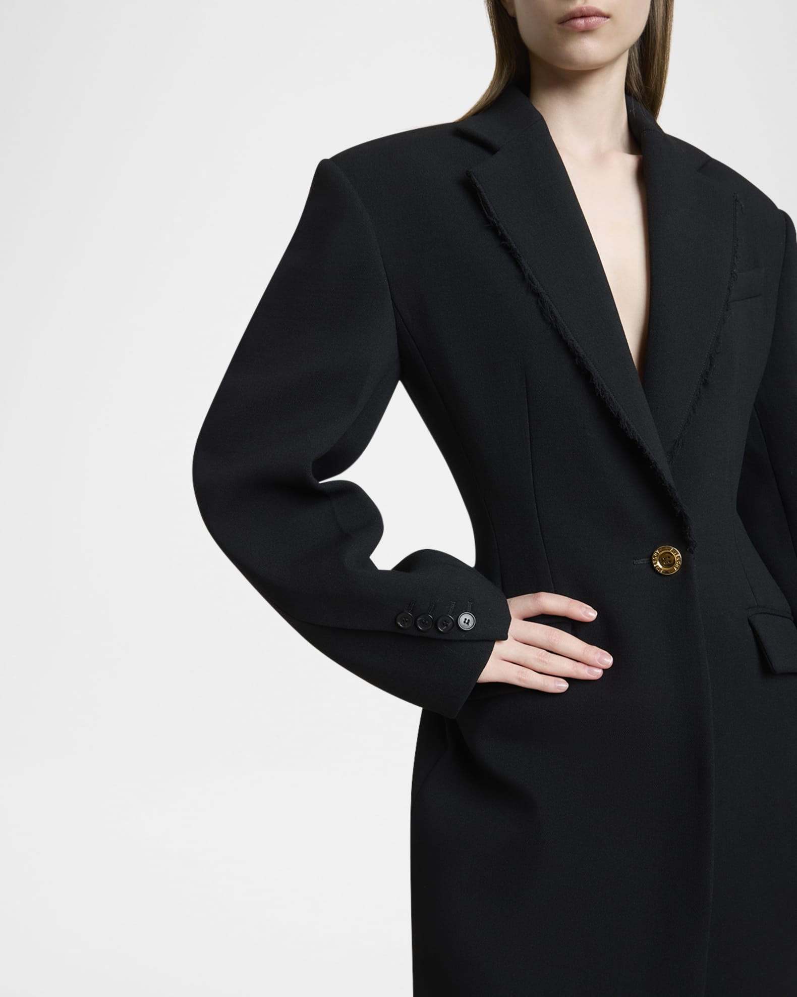 Givenchy Wool-Blend Cocoon Coat | Neiman Marcus