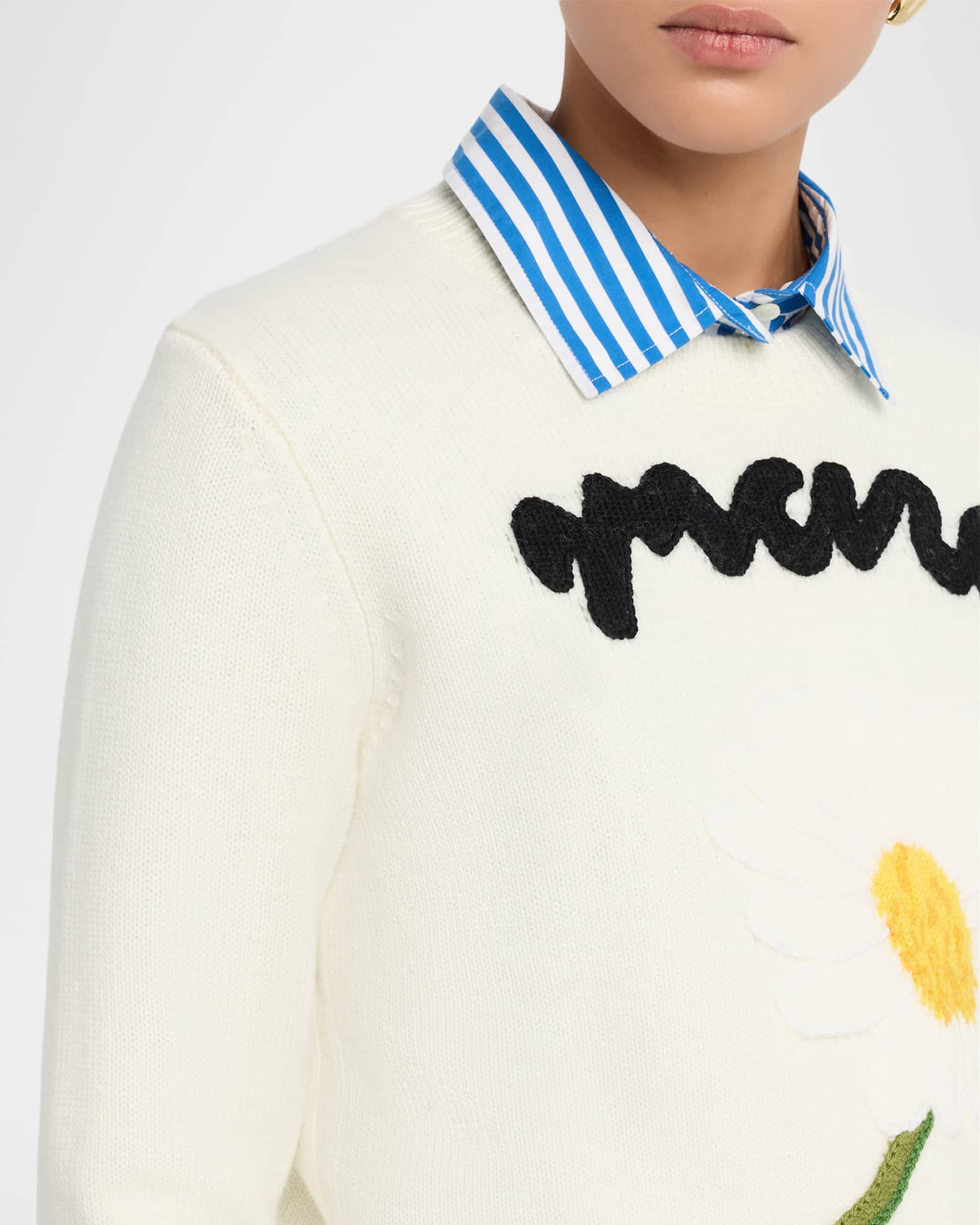 Marc Jacobs Marc Is Joy Crewneck Sweater | Neiman Marcus