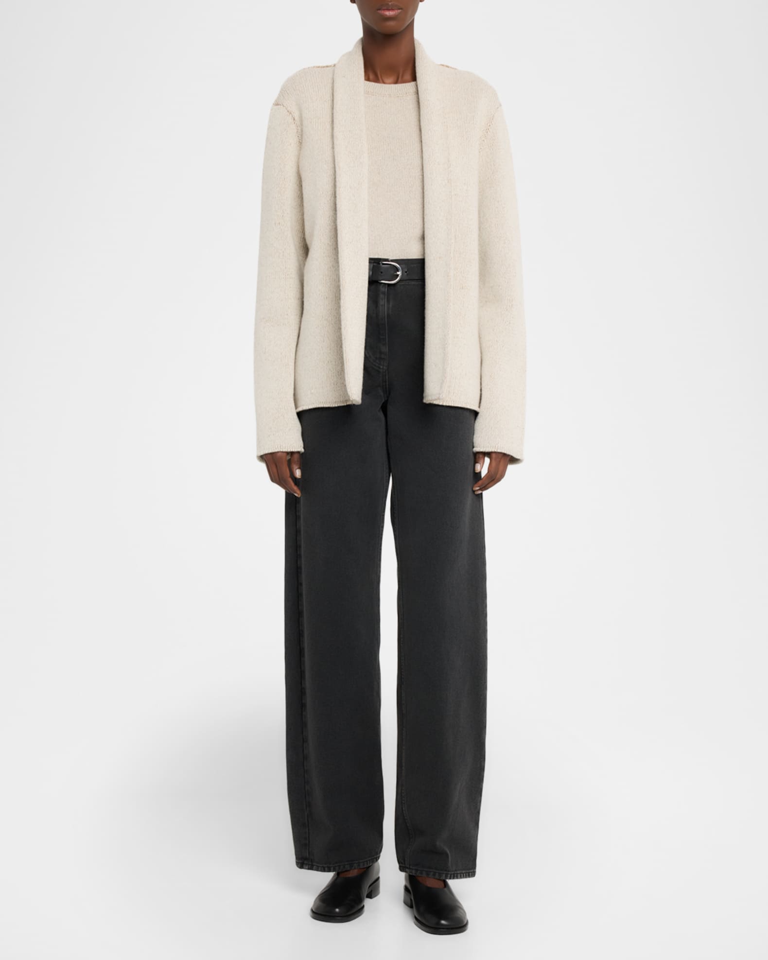 THE ROW Lyse Cashmere Crewneck Sweater | Neiman Marcus
