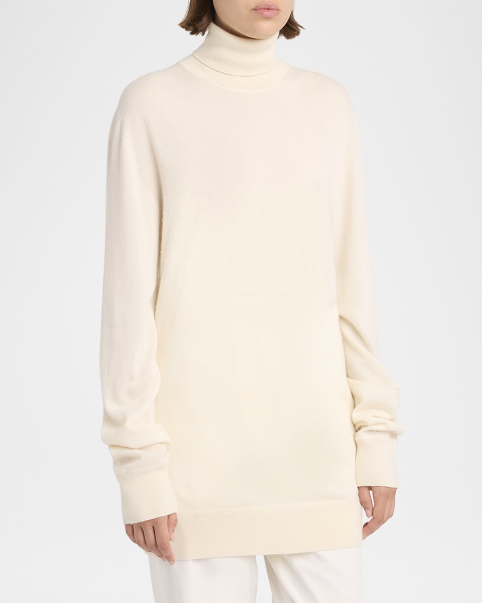 THE ROW Lizzy Cashmere Turtleneck Sweater | Neiman Marcus