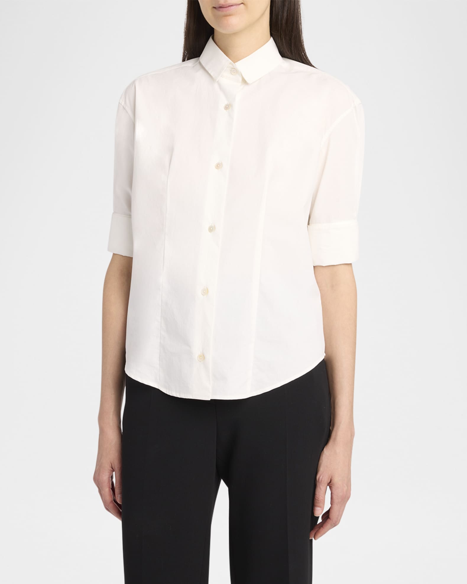 THE ROW Carpazi Button-Down Shirt | Neiman Marcus