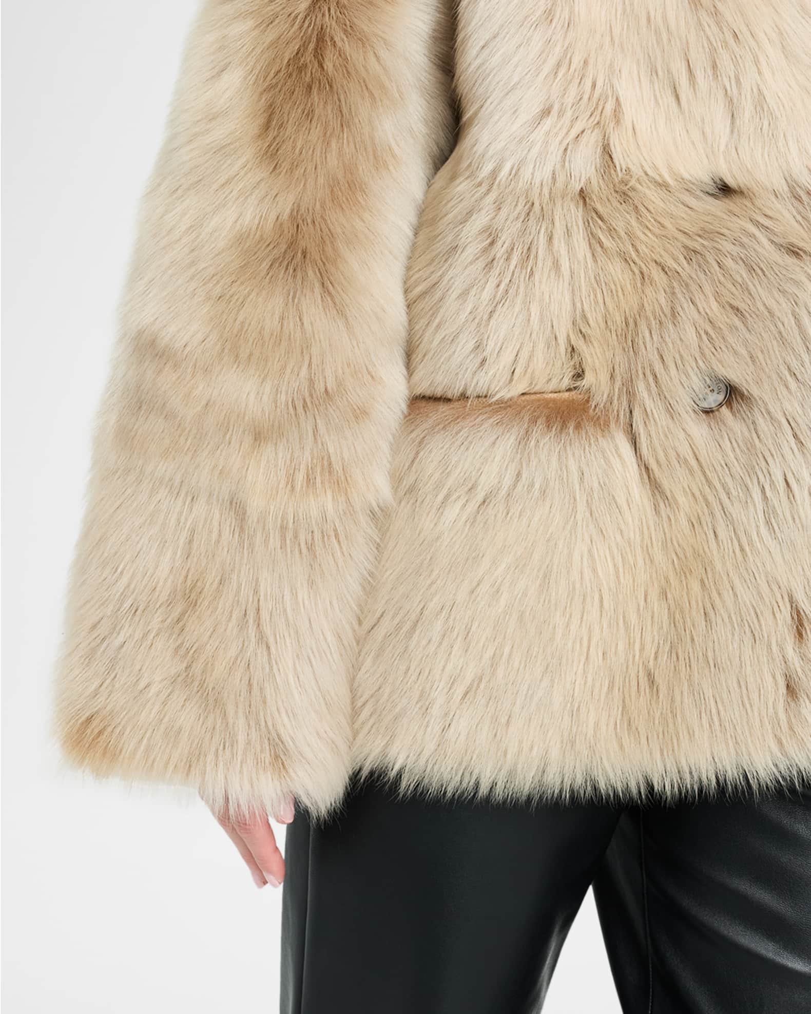 UTZON Jehanne Shearling Jacket | Neiman Marcus