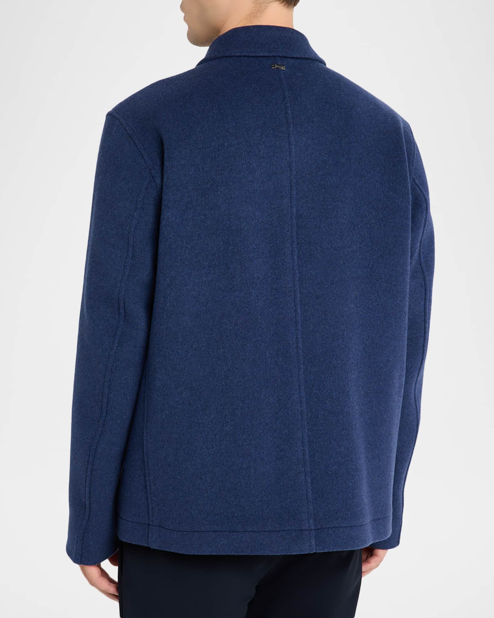Herno Men's Field Jacket in Soft Recycled Wool | Neiman Marcus