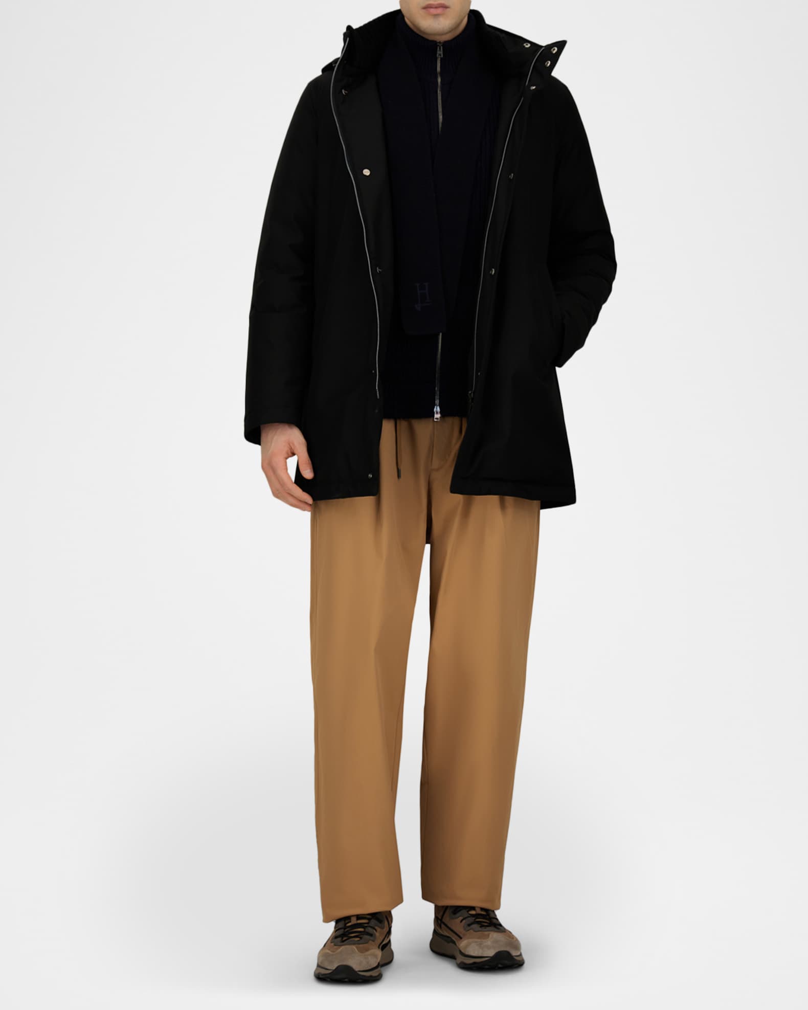 Herno Men's Sub Zero Jacket w/ Hood | Neiman Marcus