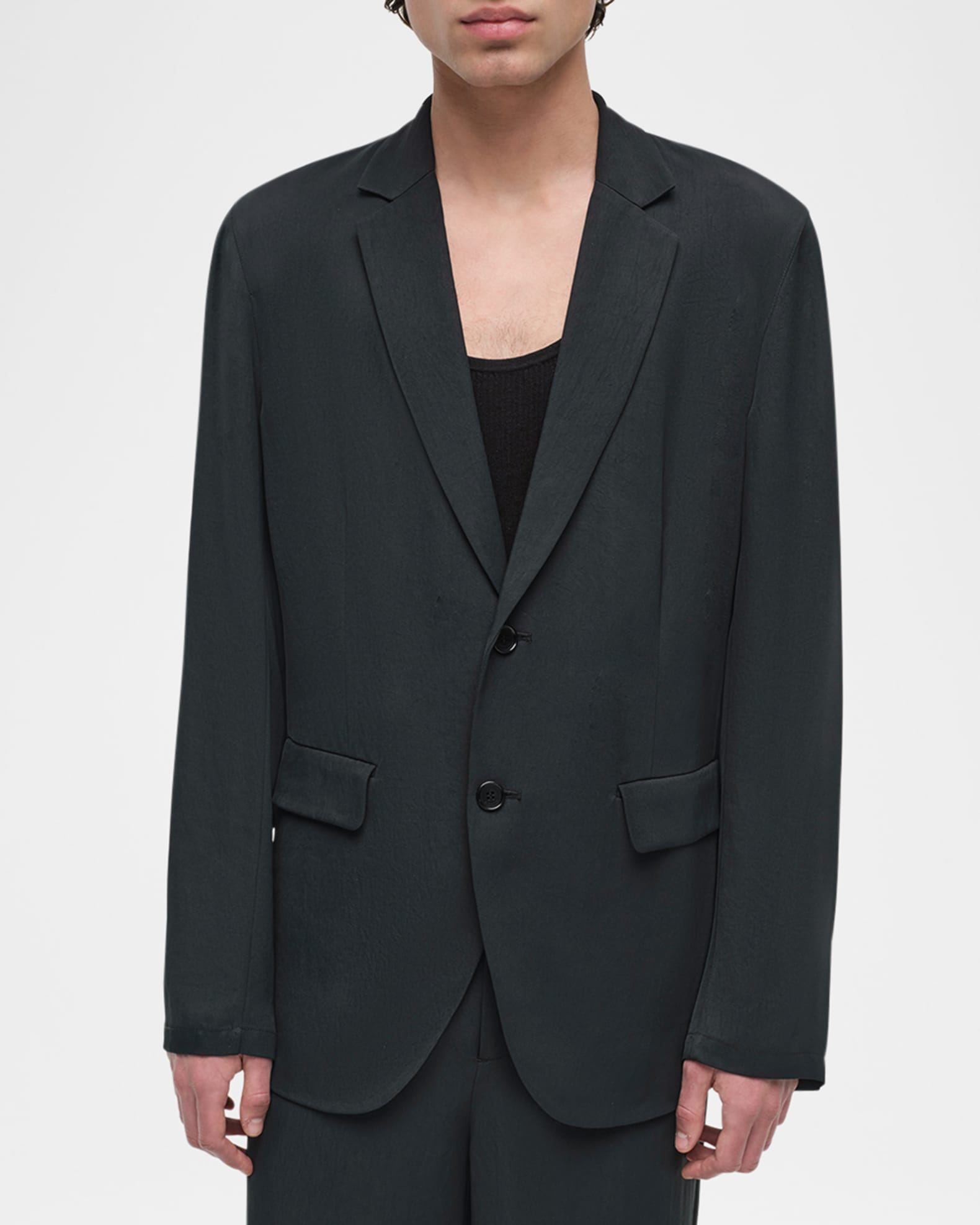 SIMKHAI Men's Soft Relaxed-Fit Blazer | Neiman Marcus