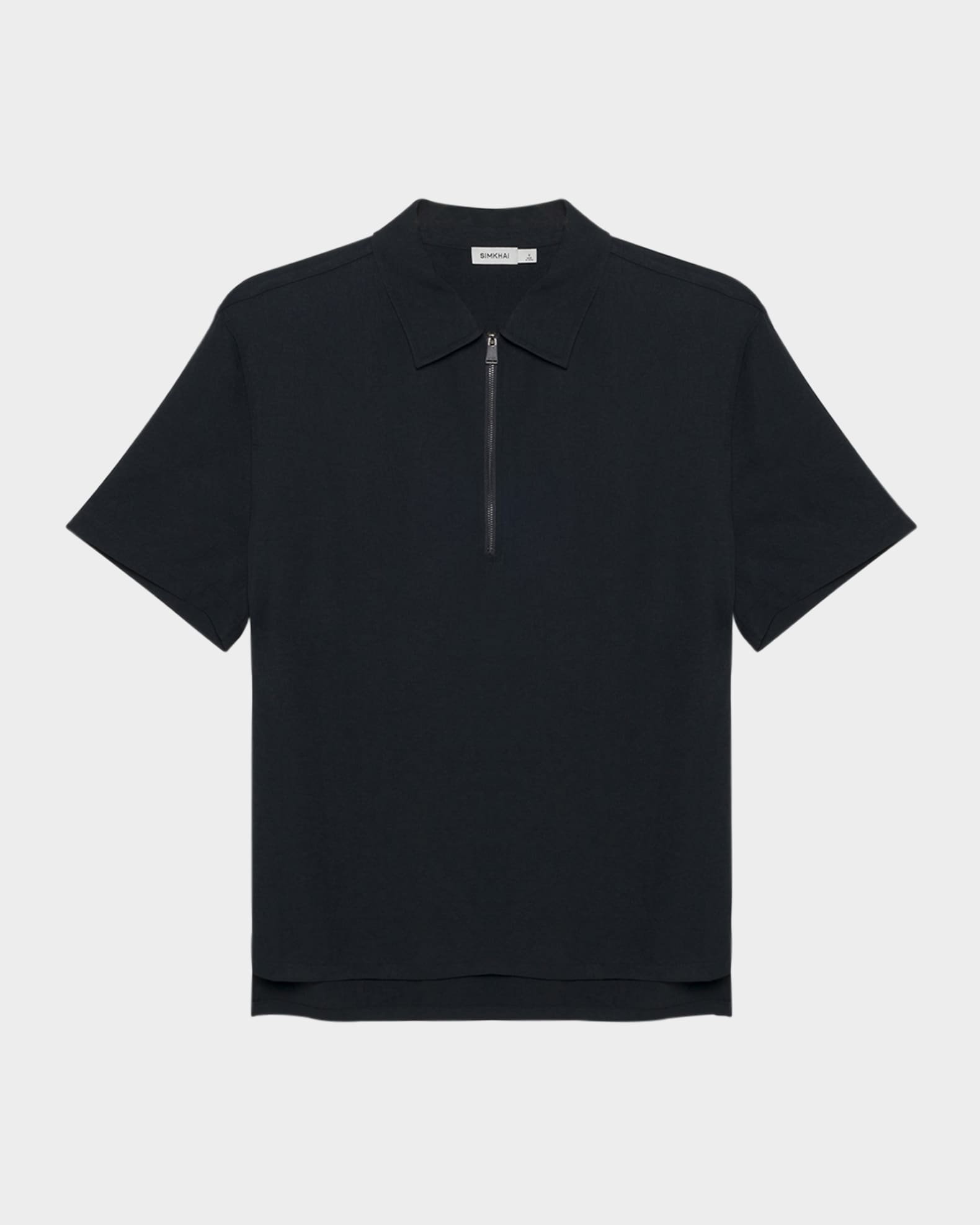 SIMKHAI Men's Ethan Quarter-Zip Polo Shirt | Neiman Marcus