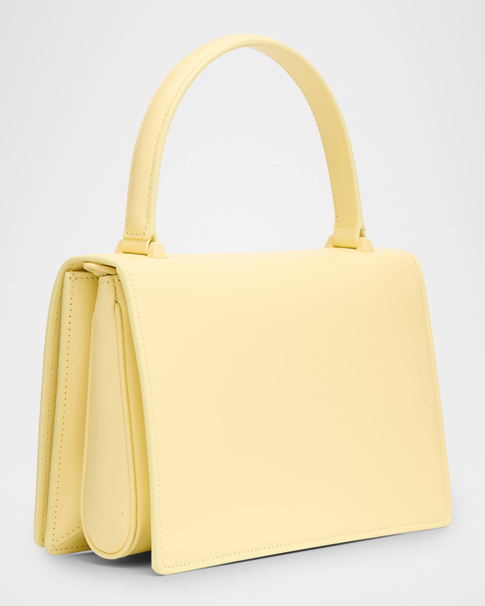 Akris Alice Small Leather Top-Handle Bag | Neiman Marcus