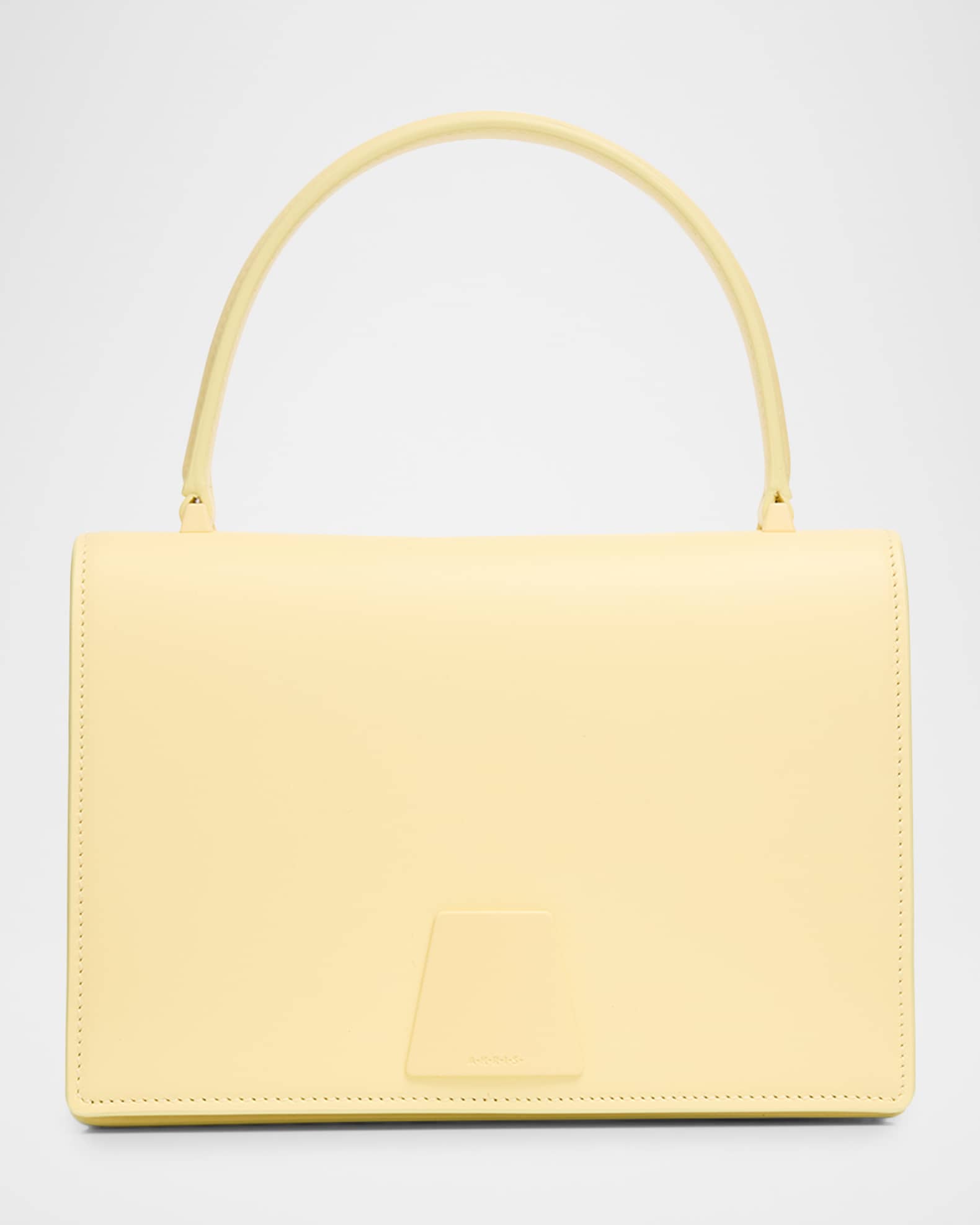 Akris Alice Small Leather Top-Handle Bag | Neiman Marcus