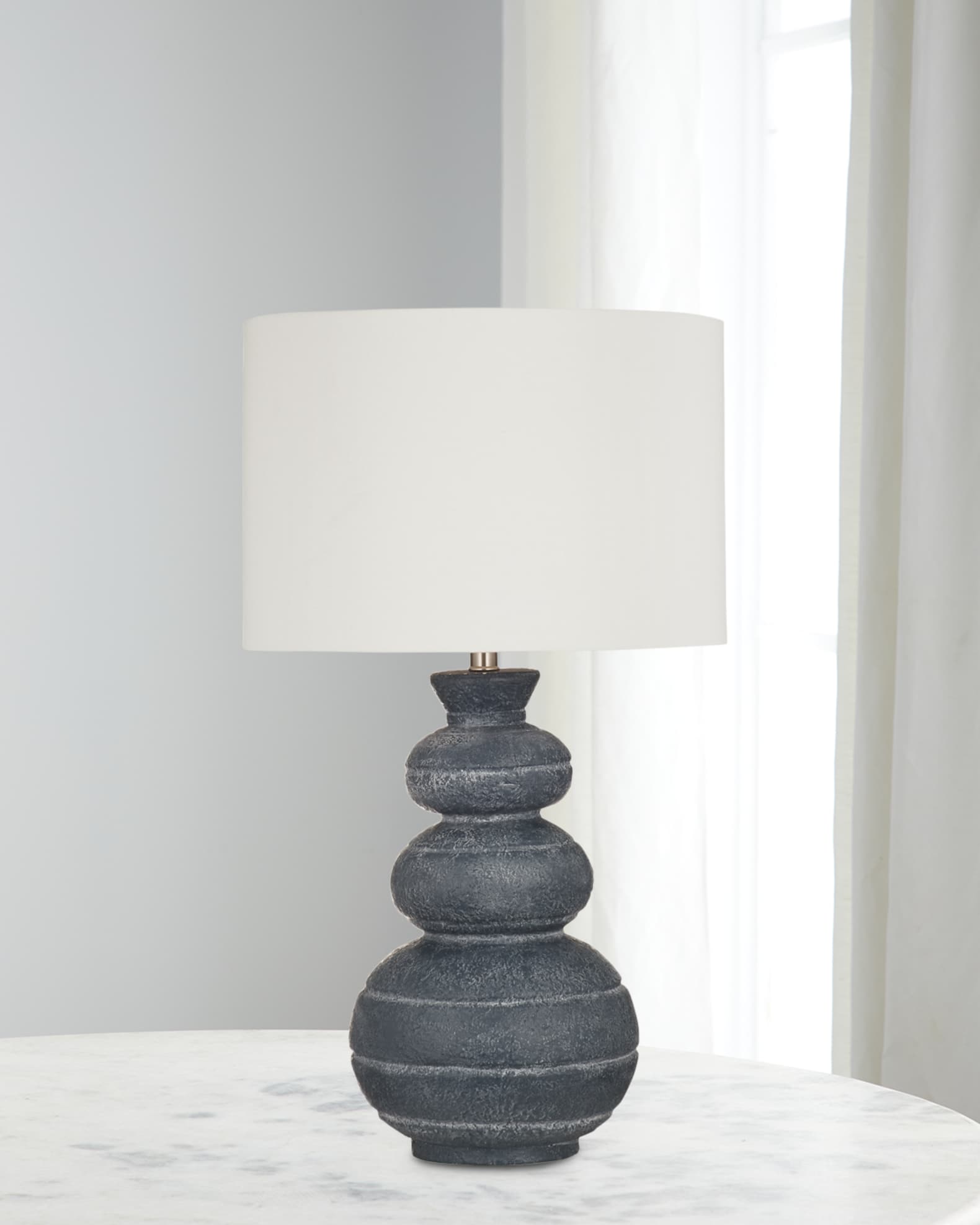 Katherine Noble by BMC Carmel 29" Triple Gourd Table Lamp | Neiman Marcus