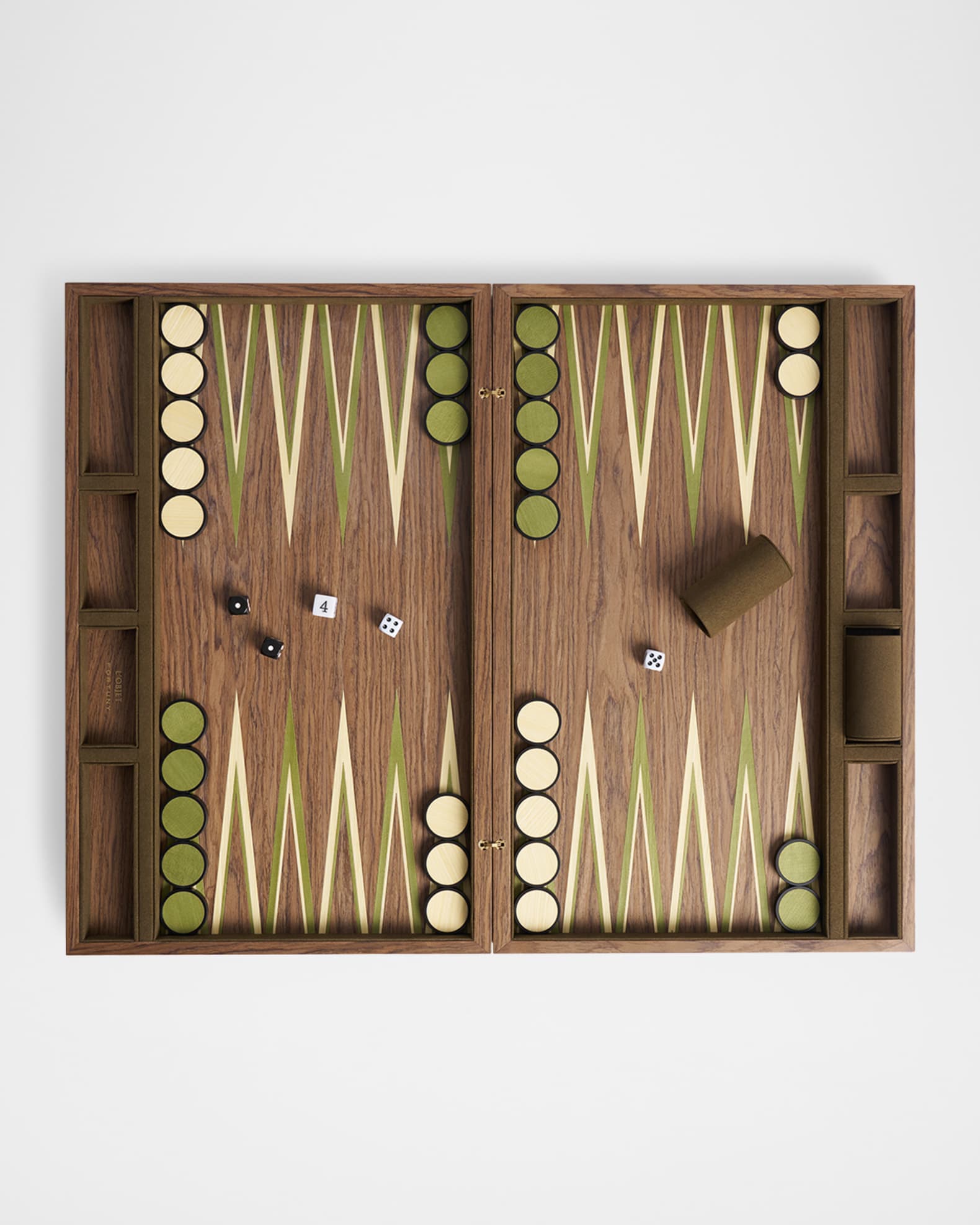 L'Objet Fortuny Backgammon Set | Neiman Marcus