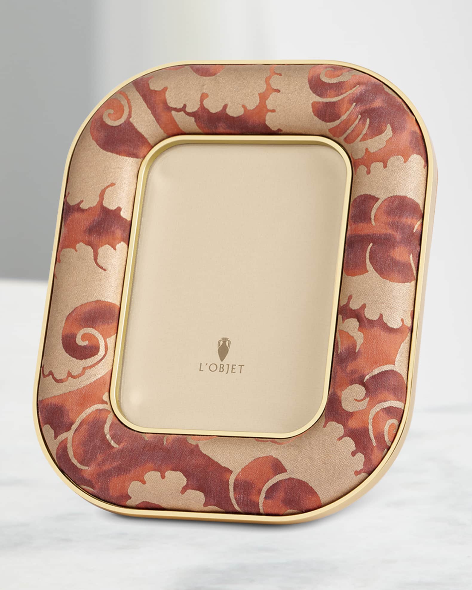 L'Objet Fortuny Rue Jacob Frame, 4" x 6" | Neiman Marcus