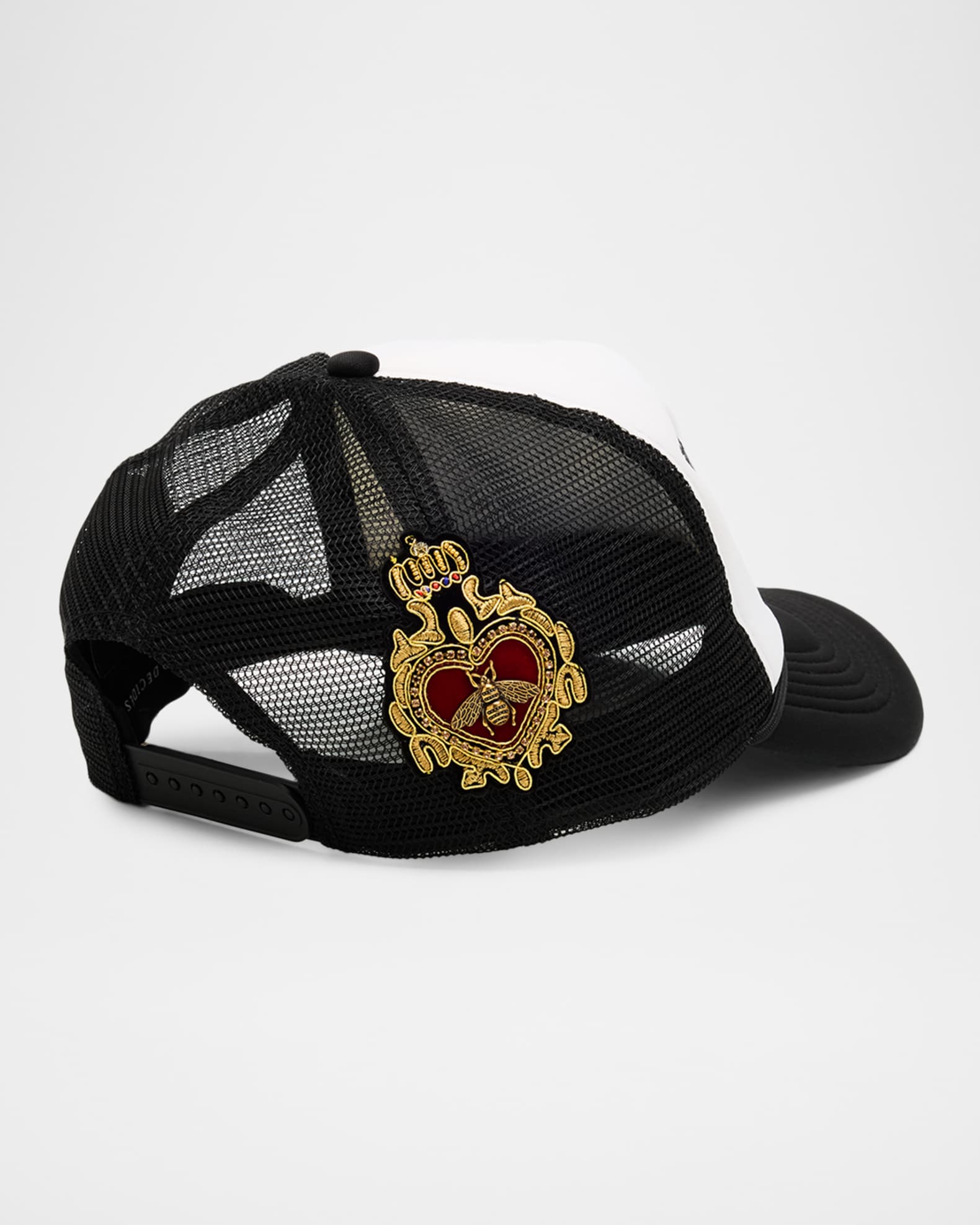 WHO DECIDES WAR Men's Baroque Embroidered Trucker Hat | Neiman Marcus