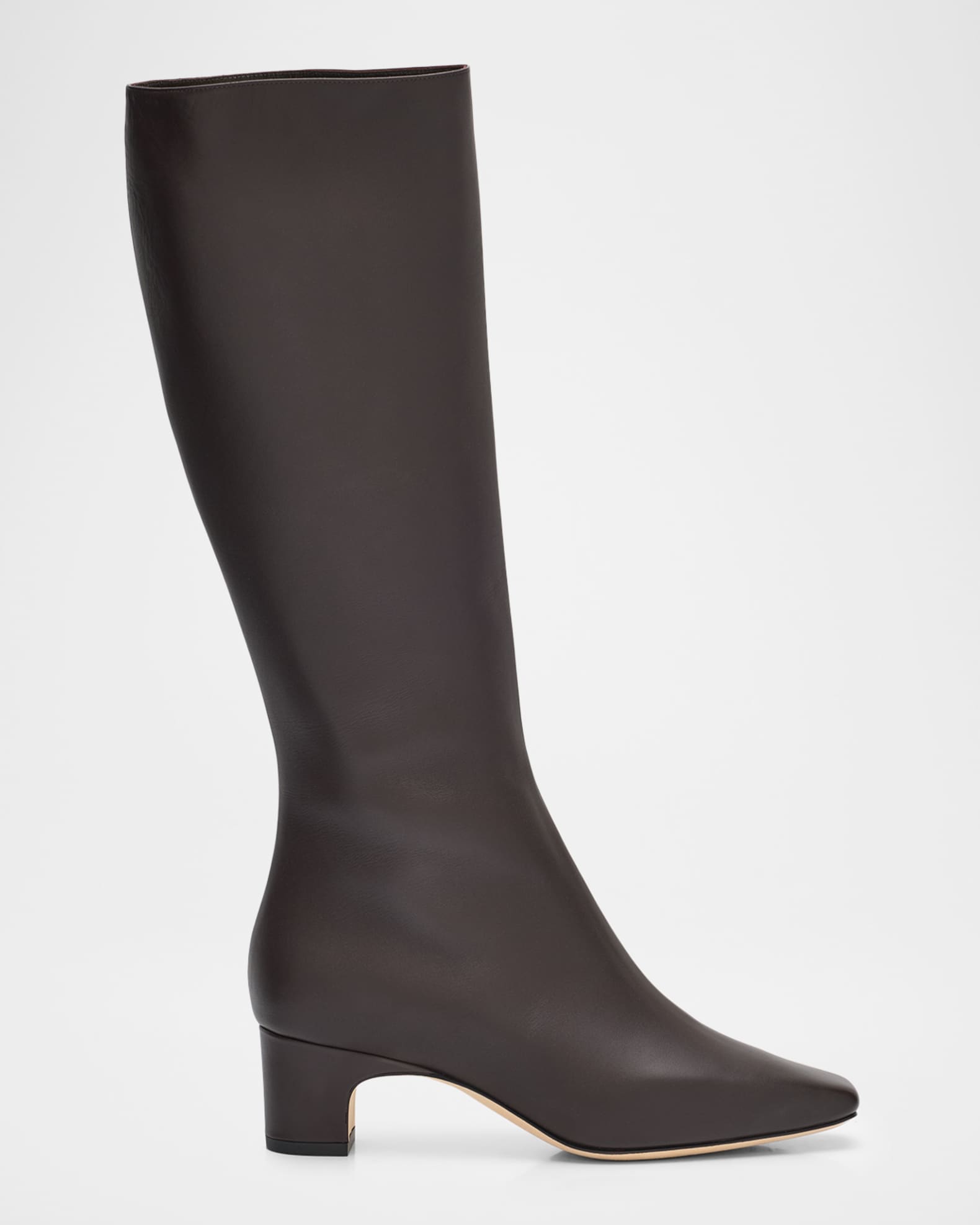 Manolo Blahnik Ofara Knee-High Leather Boots | Neiman Marcus